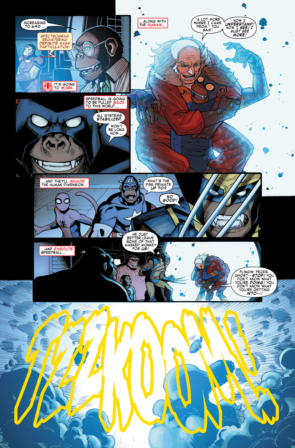 Read online Marvel Apes: Amazing Spider-Monkey Special comic - Issue # Full