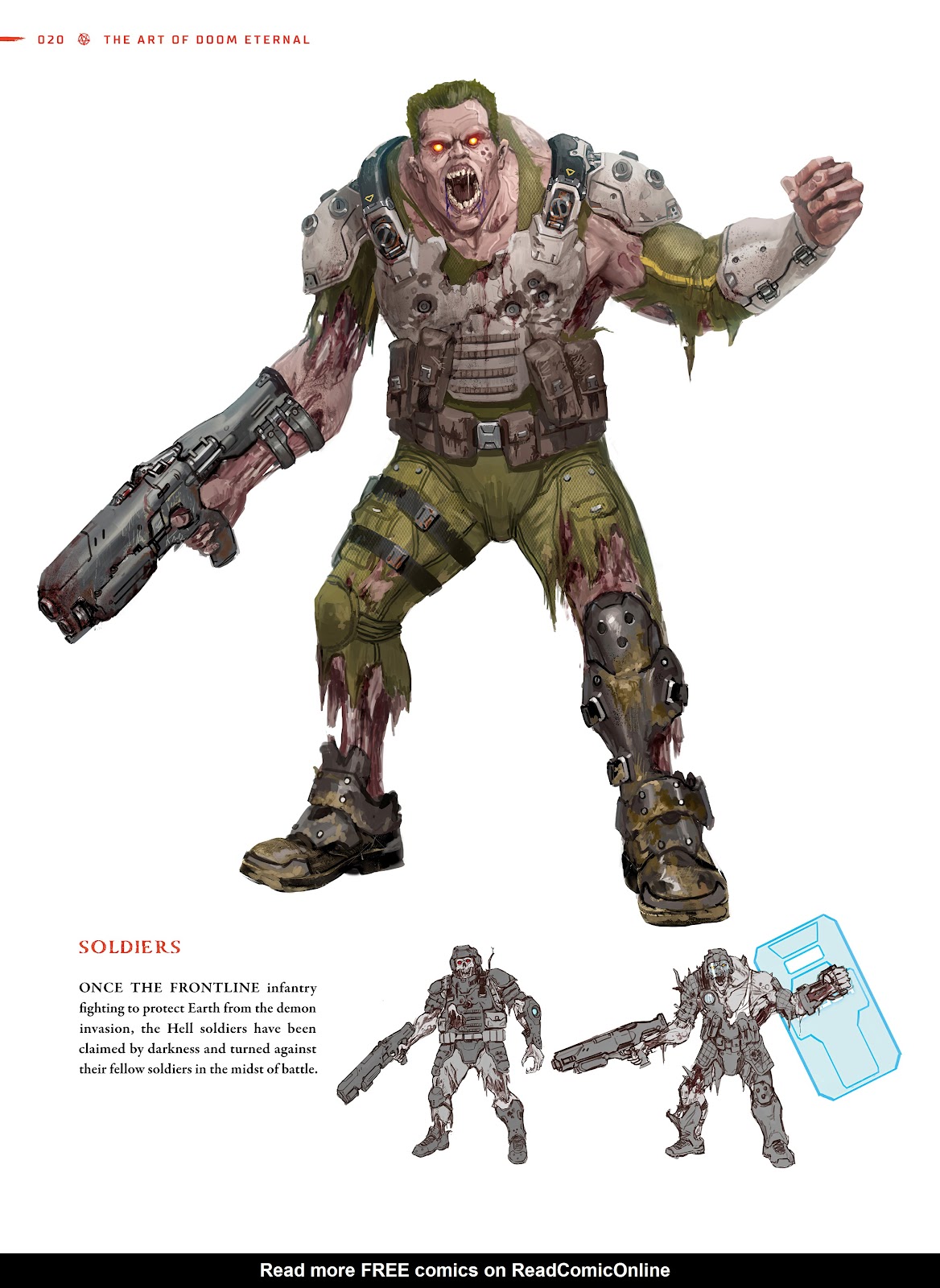 Read online The Art of DOOM Eternal comic - Issue # TPB (Part 1)