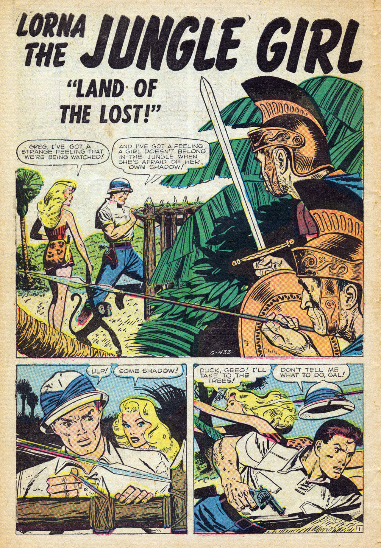 Read online Lorna, The Jungle Girl comic - Issue #15