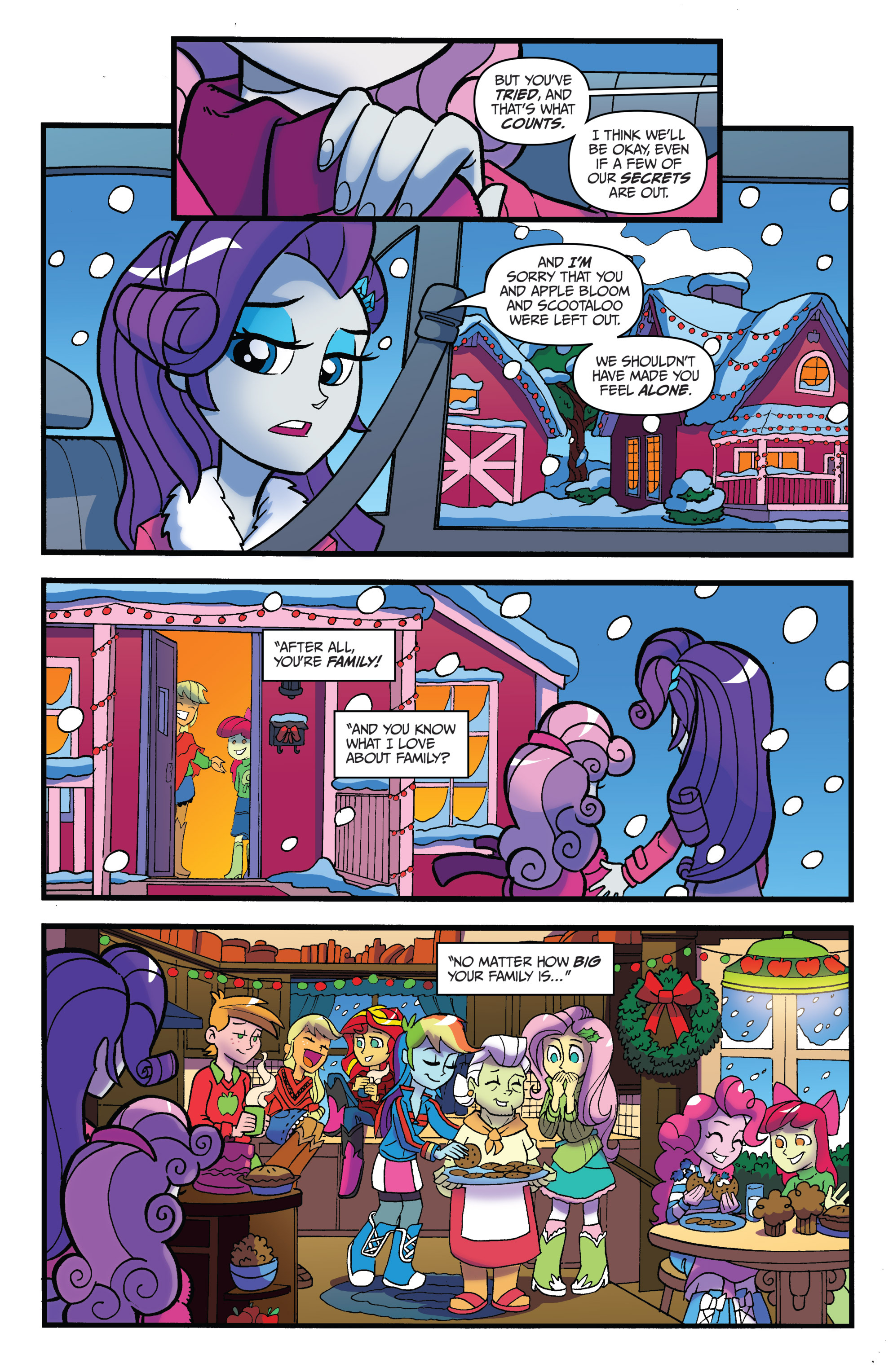 Read online My Little Pony: Equestria Girls Holiday Special 2014 comic ...