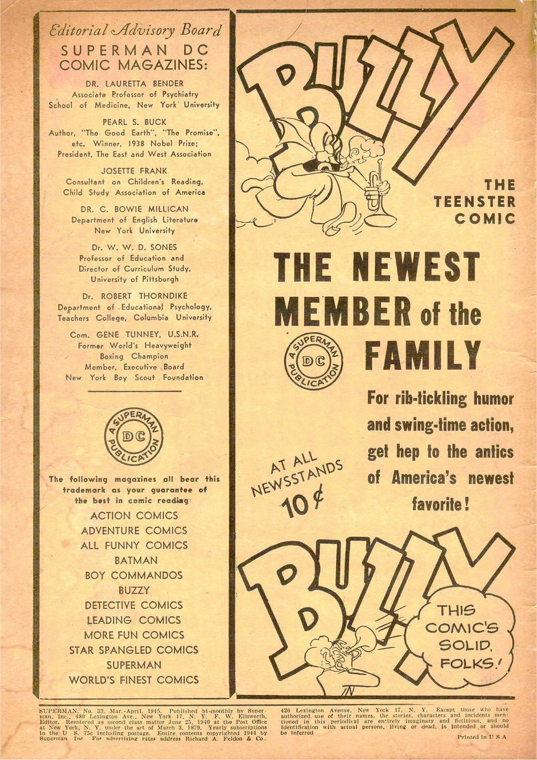 Read online Superman (1939) comic - Issue #33