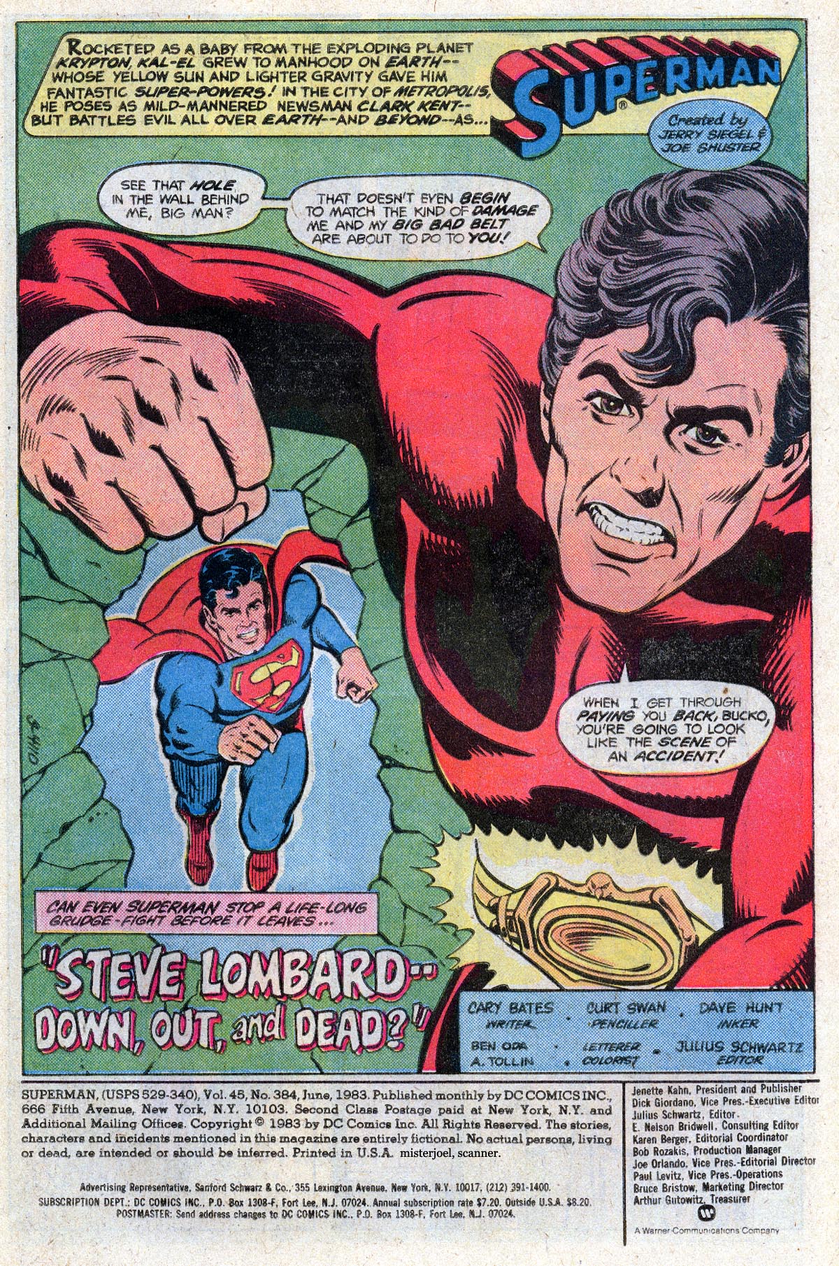 Read online Superman (1939) comic - Issue #384