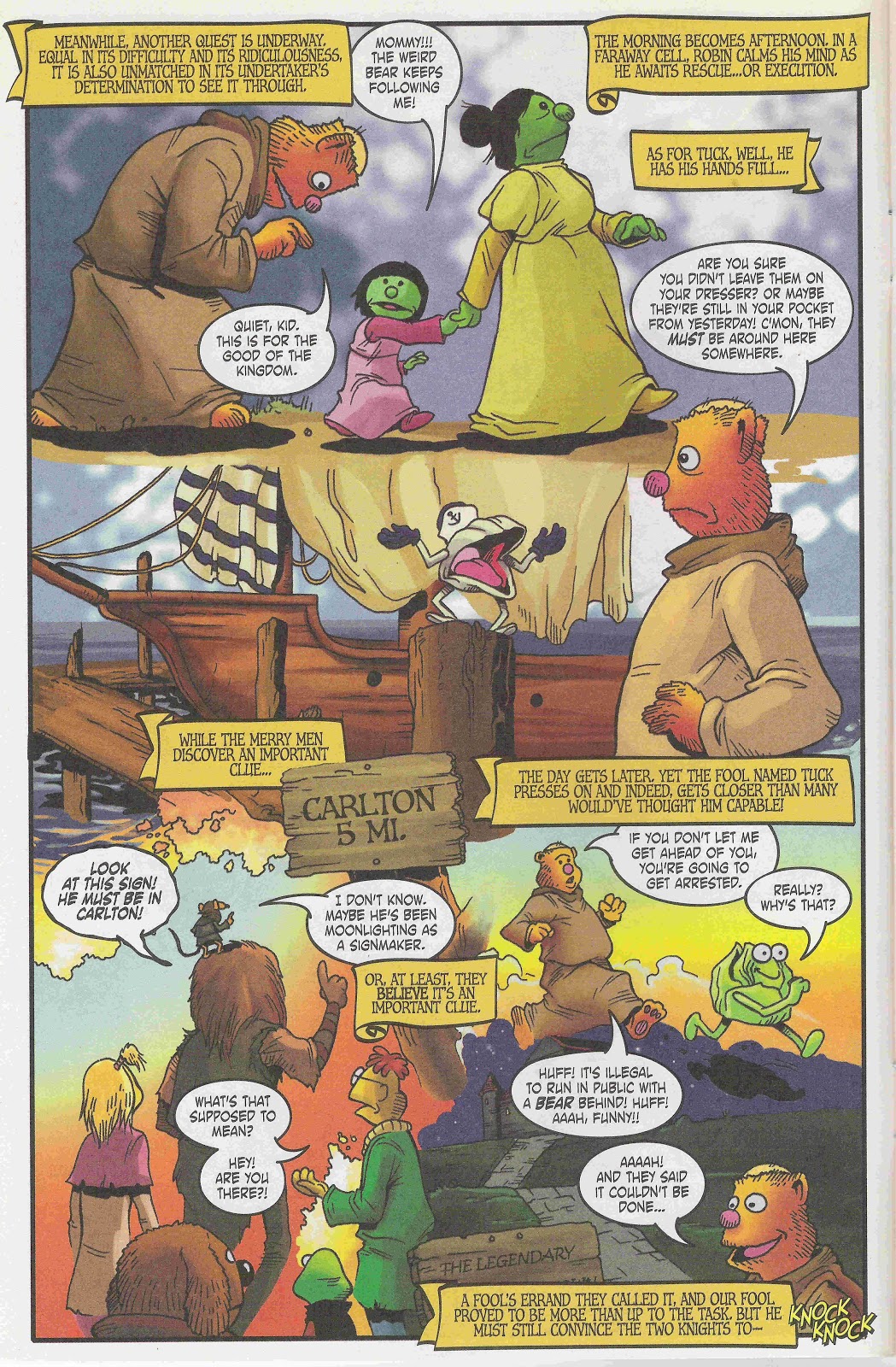 Read online Muppet Robin Hood comic - Issue #4