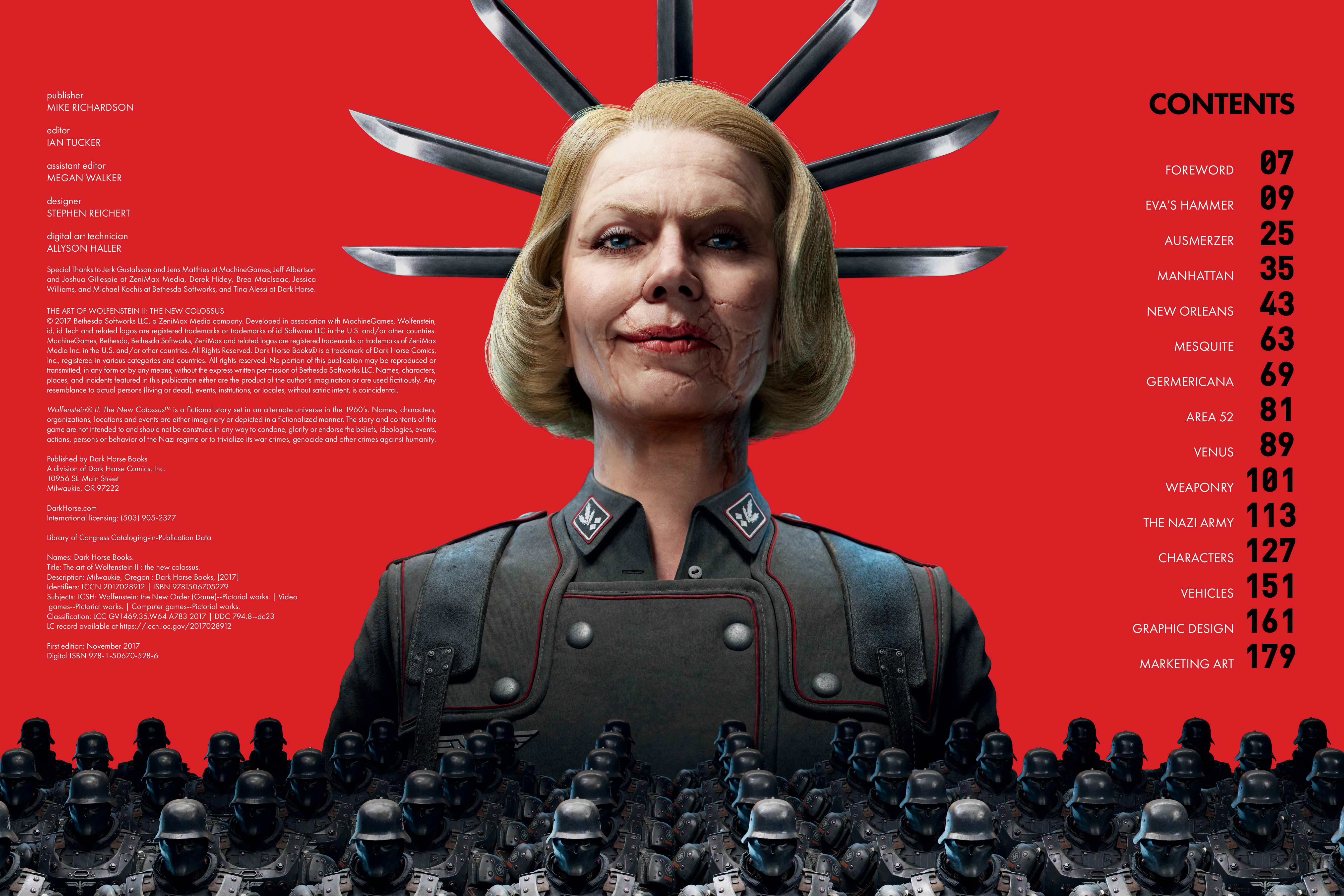 Read online The Art of Wolfenstein II: The New Colossus comic - Issue ...