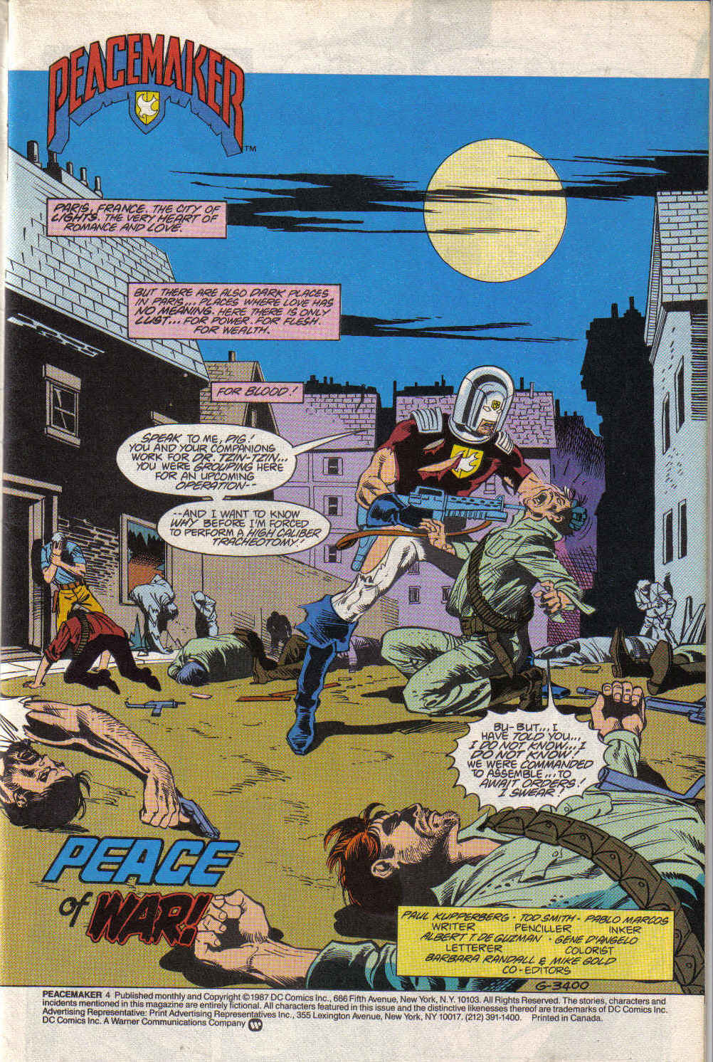 Peacemaker Comics Wikipedia