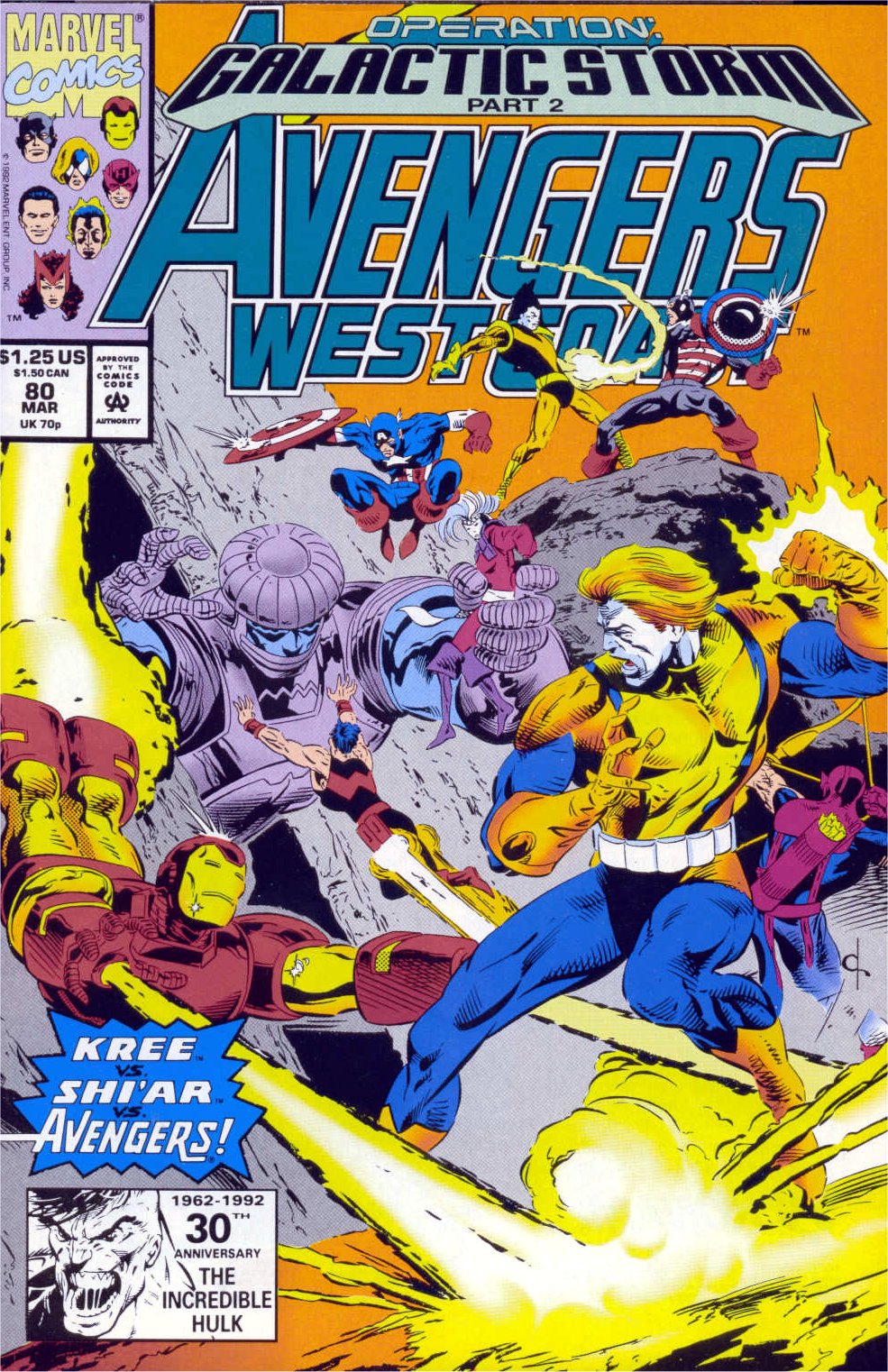 Read online Avengers West Coast (1989) comic - Issue #80