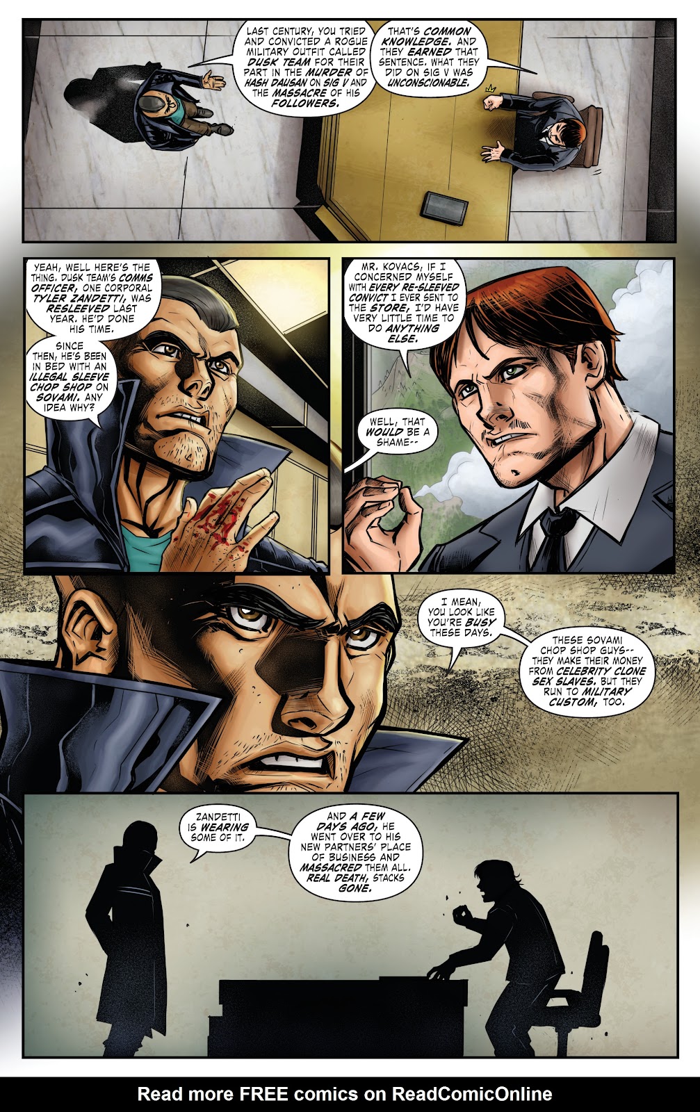 Read online Altered Carbon: Download Blues comic - Issue # TPB