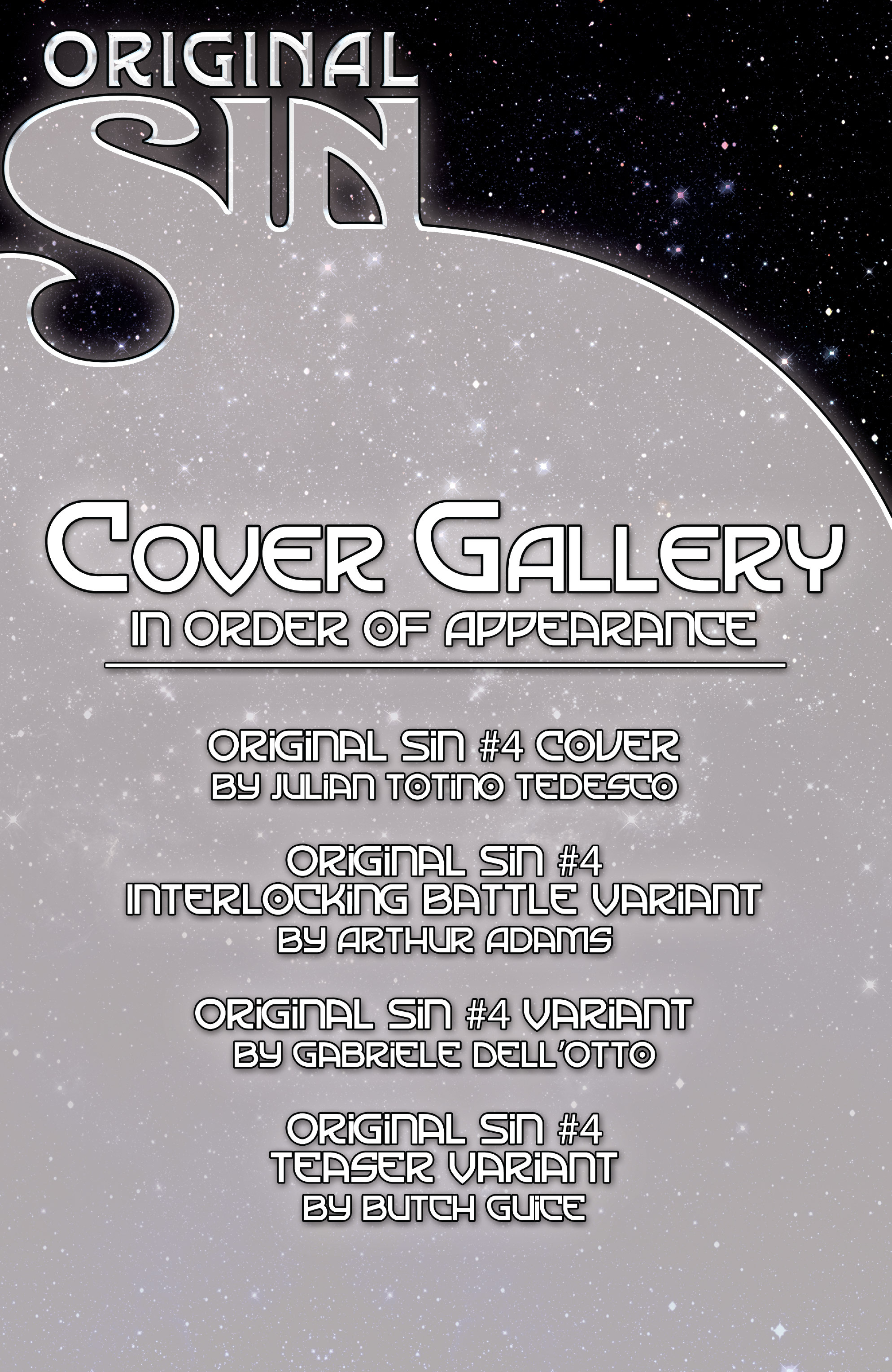 Read online Original Sin comic - Issue # _Special 4