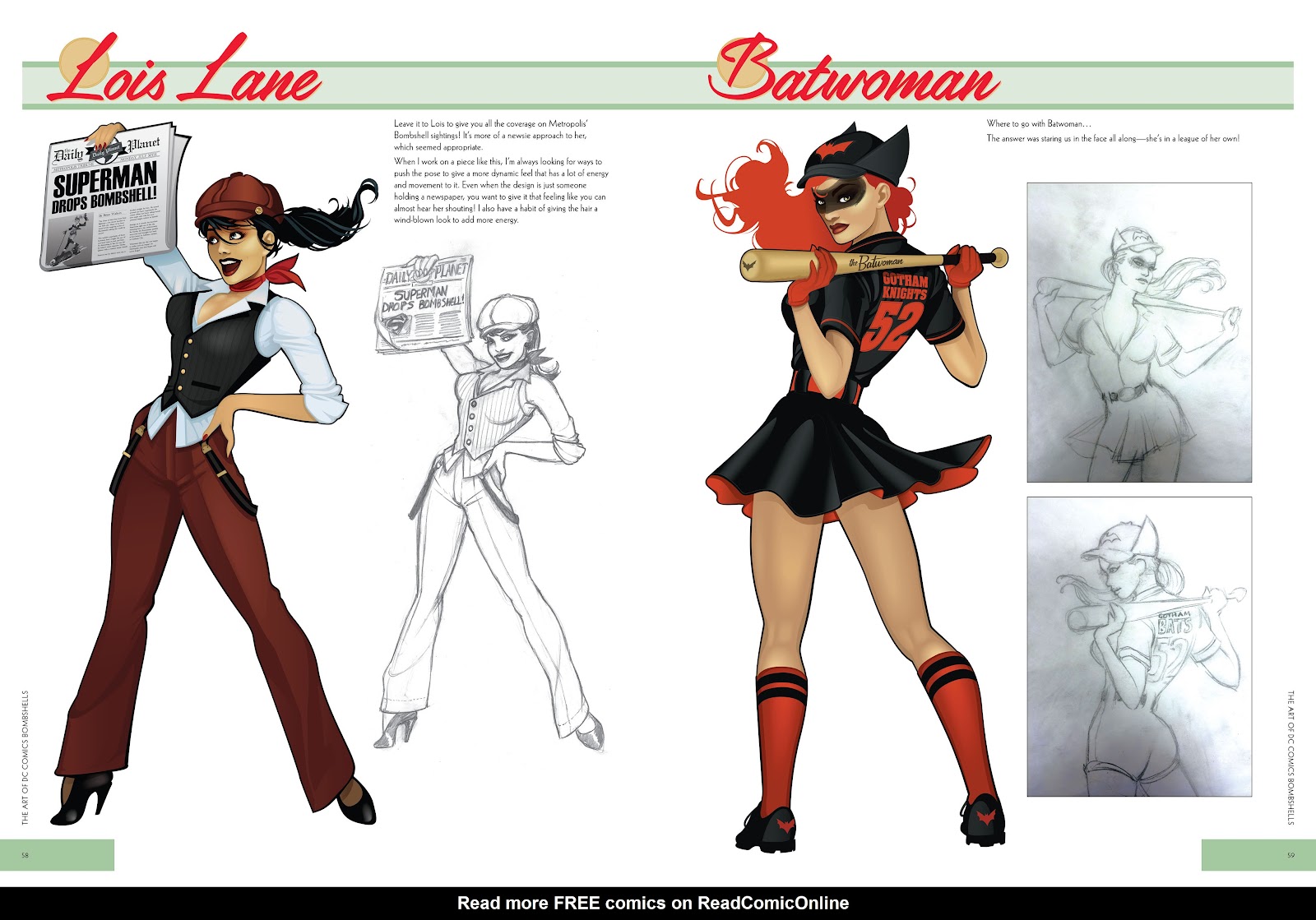 Read online The Art of DC Comics Bombshells comic - Issue # TPB (Part 1)