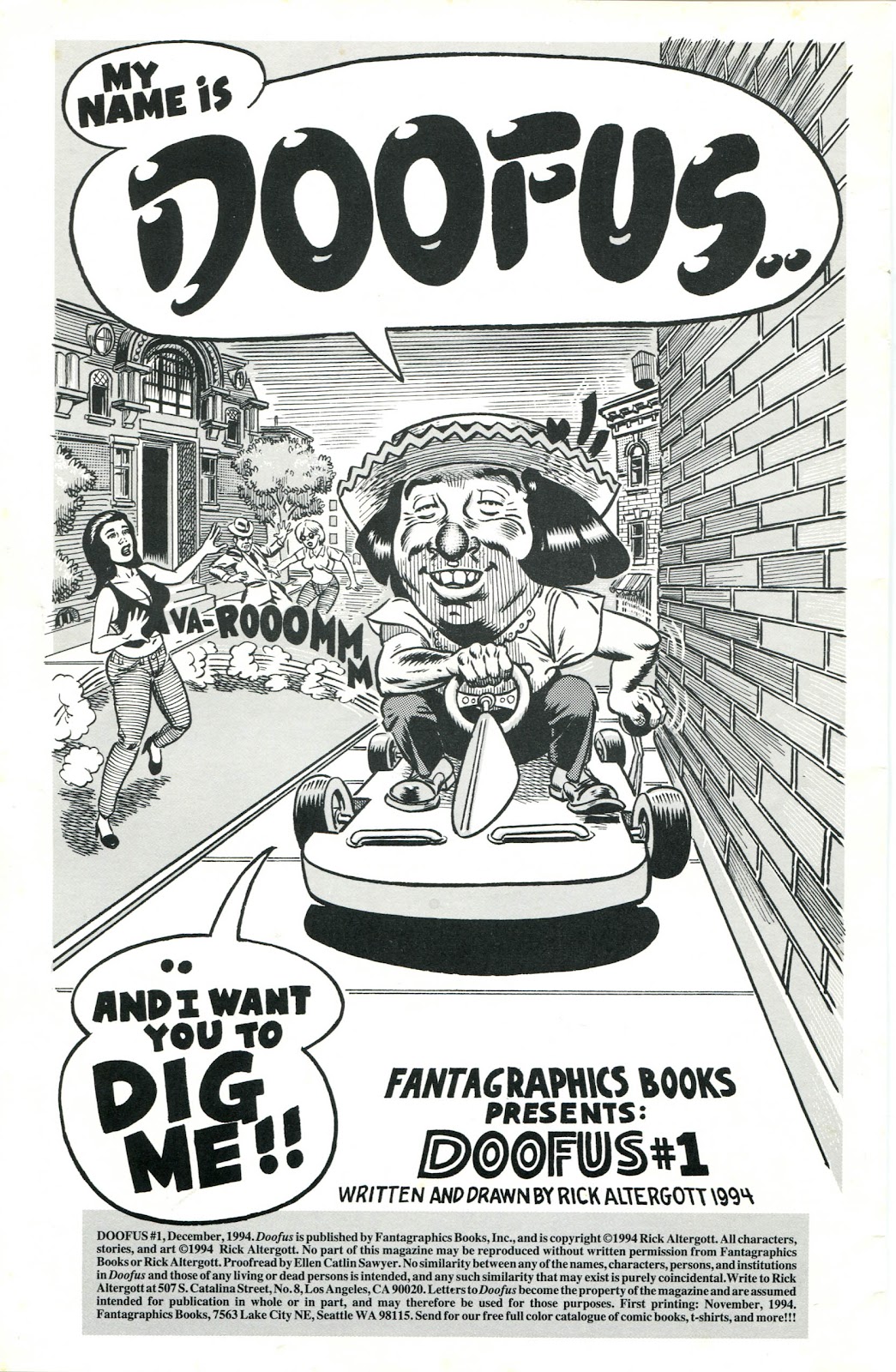 Read online Doofus comic - Issue #1