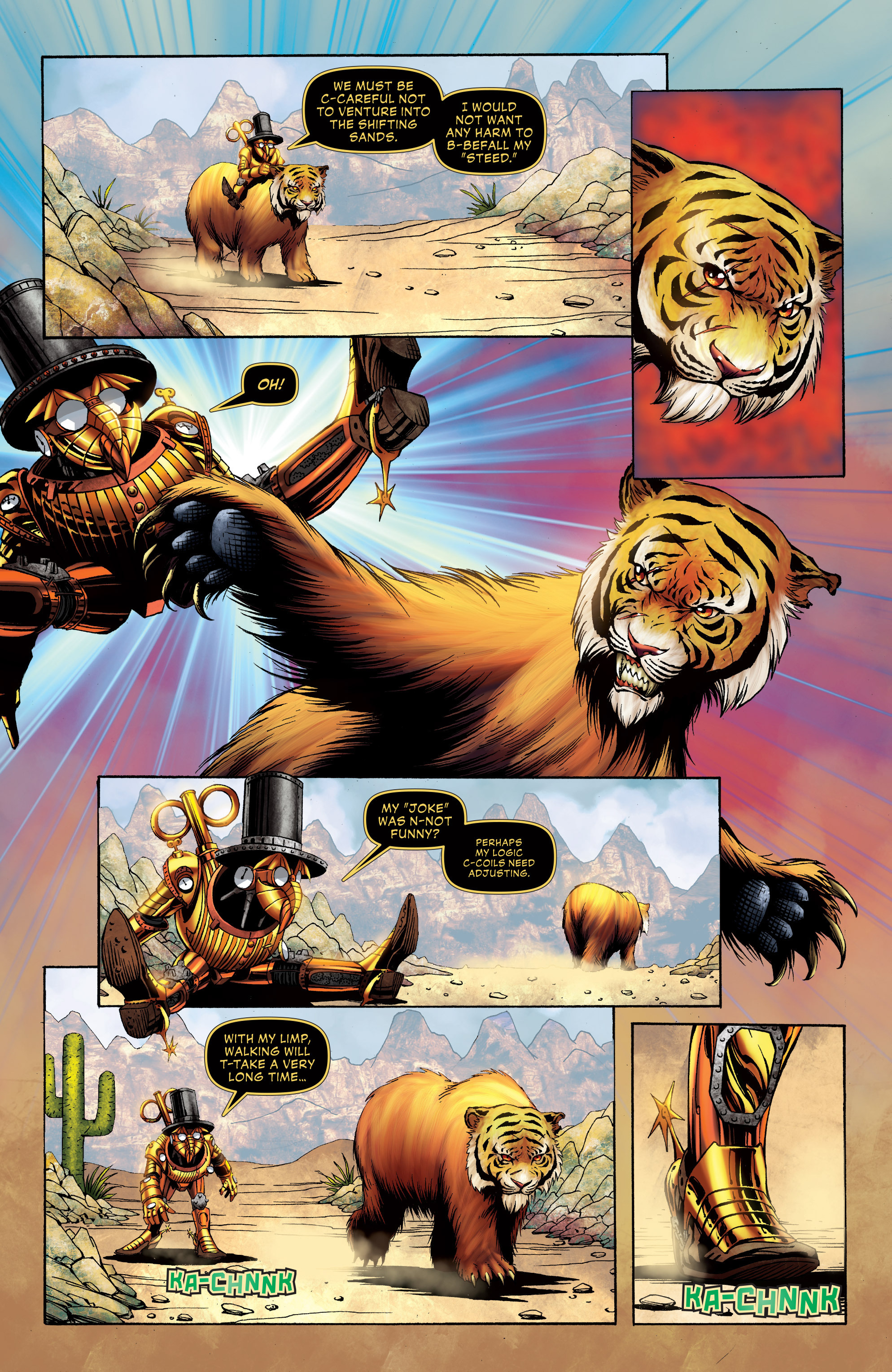 Read online Legends of Oz: Tik-Tok and the Kalidah comic - Issue #1
