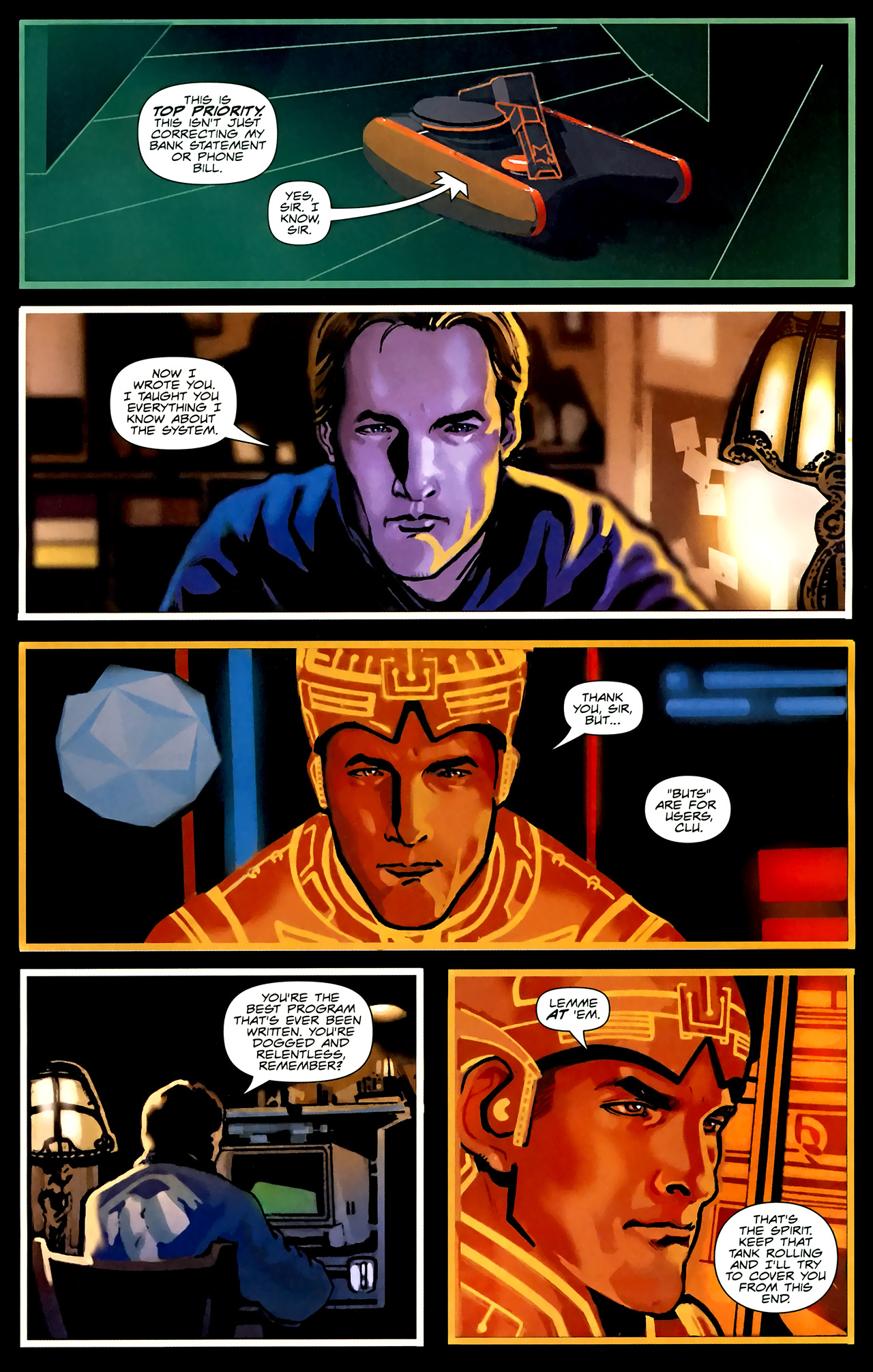 Read online TRON: Original Movie Adaptation comic - Issue #1