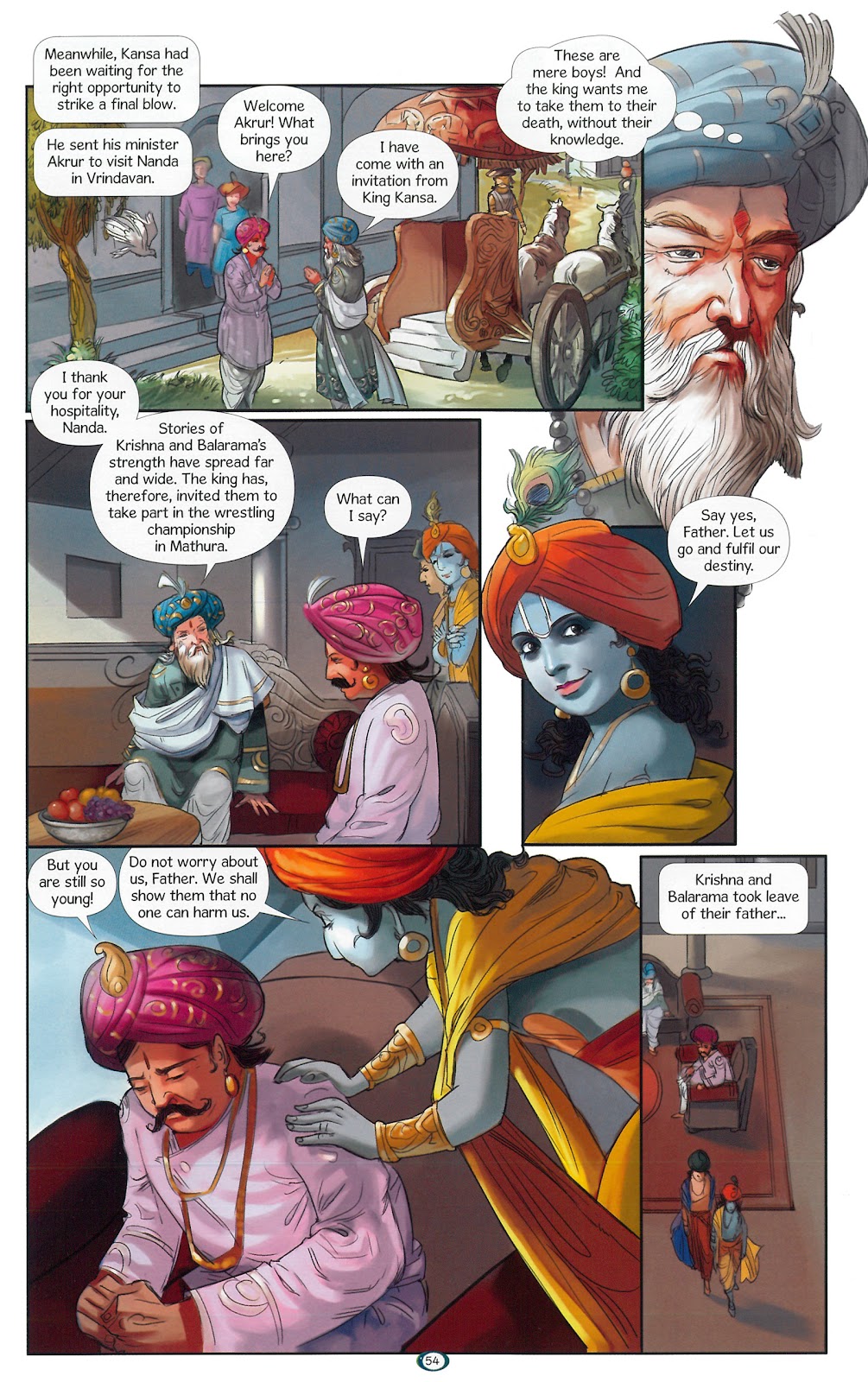 Read online Krishna: Defender of Dharma comic - Issue # TPB (Part 1)