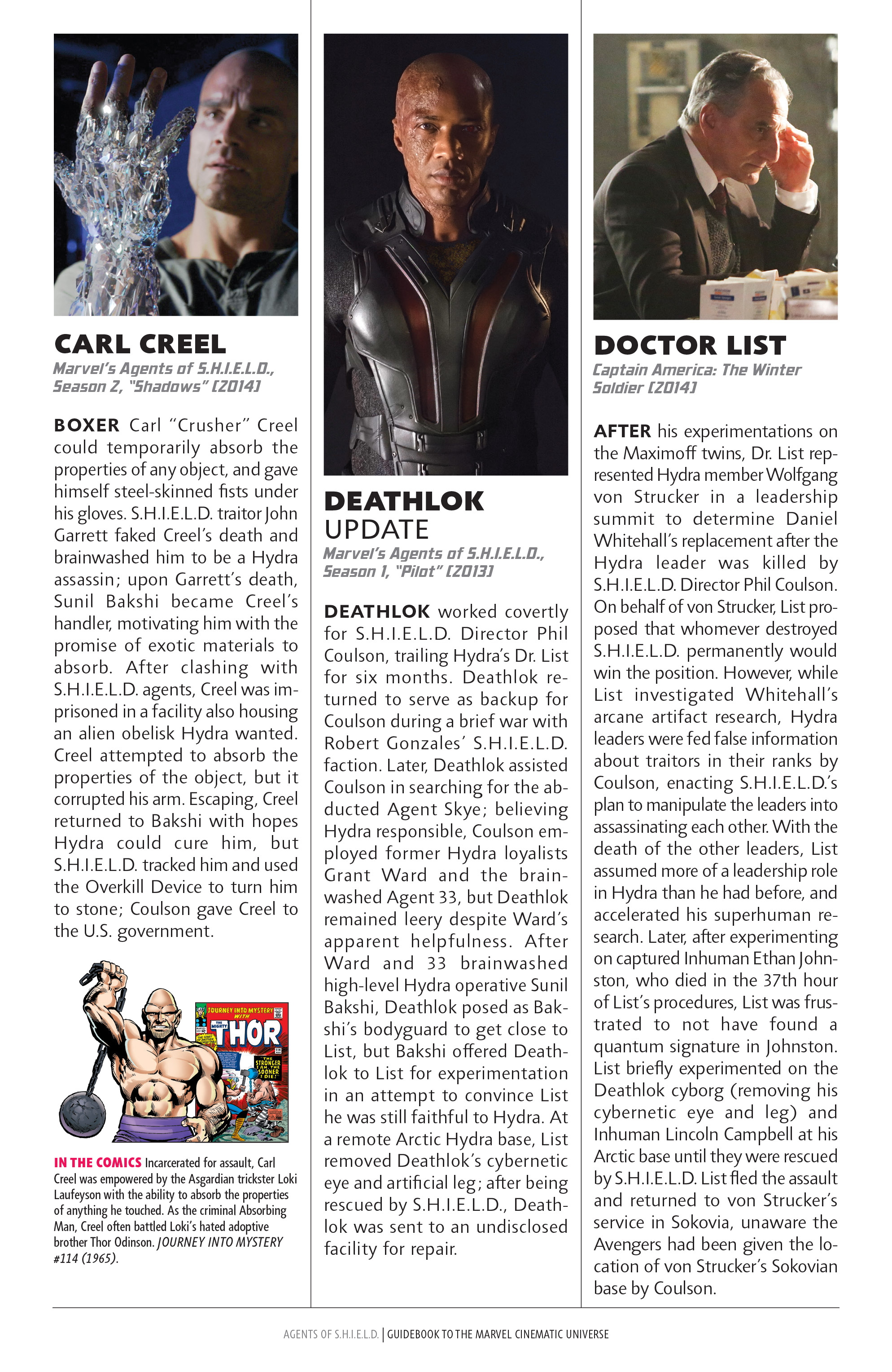 Read online Marvel Cinematic Universe Guidebook comic - Issue # TPB 3