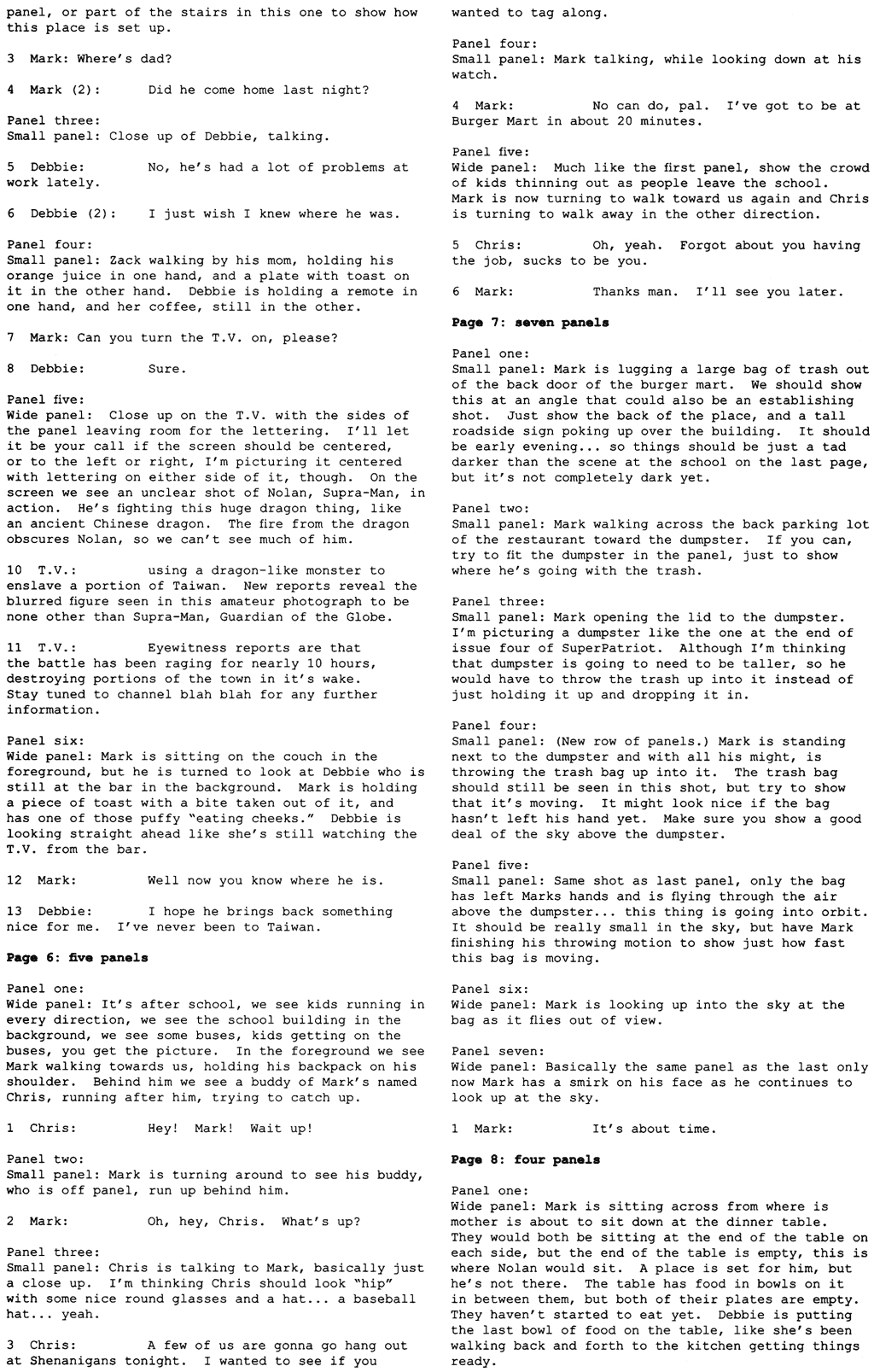 Read online Invincible Script Book comic - Issue # Full