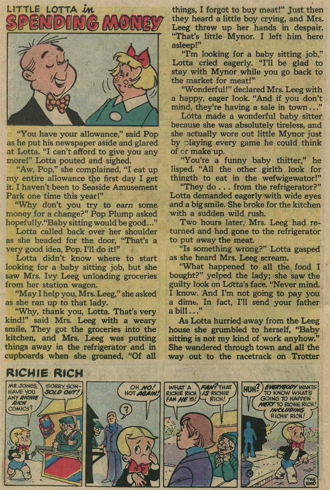 Read online Richie Rich & His Girl Friends comic - Issue #1