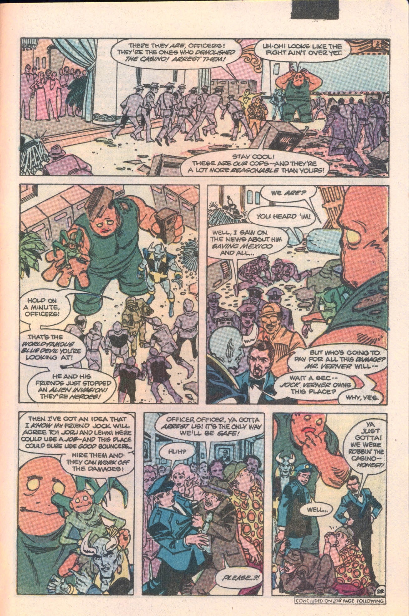 Read online Blue Devil comic - Issue #6