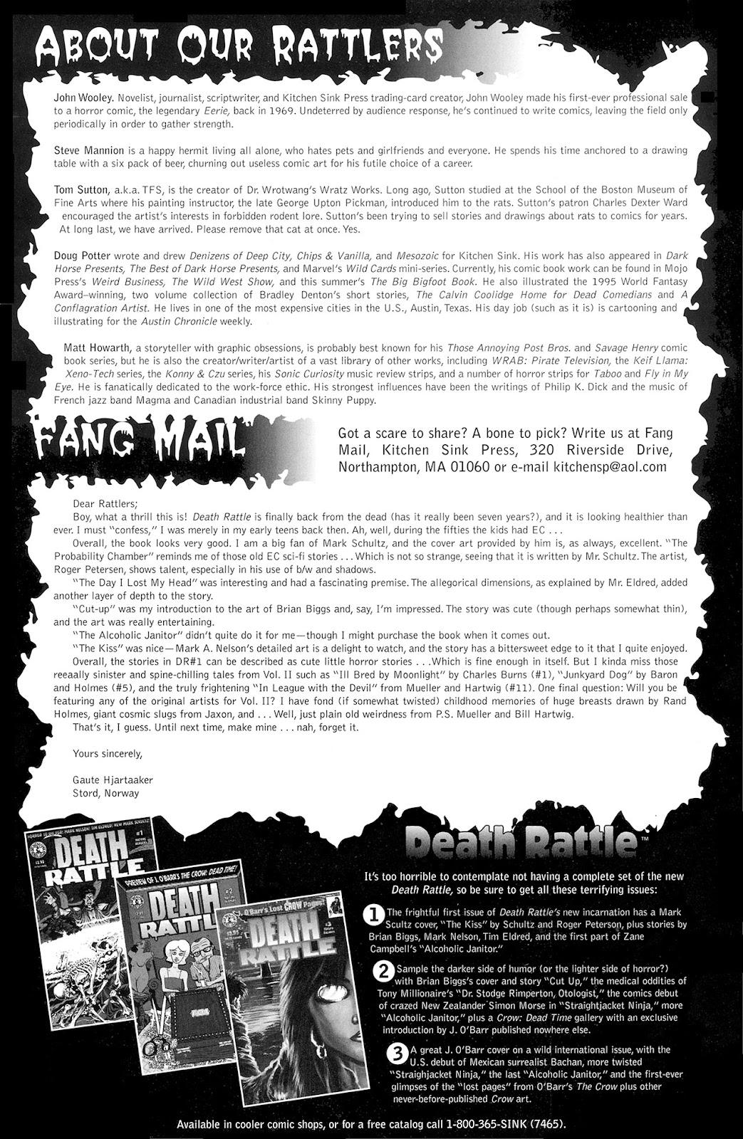 Read online Death Rattle (1995) comic - Issue #4