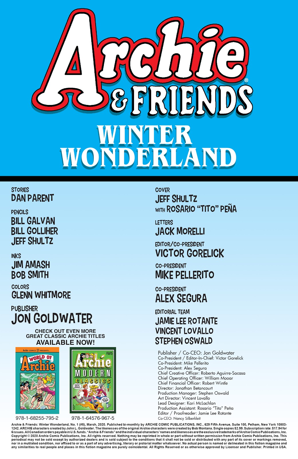Read online Archie & Friends: Winter Wonderland comic - Issue # Full