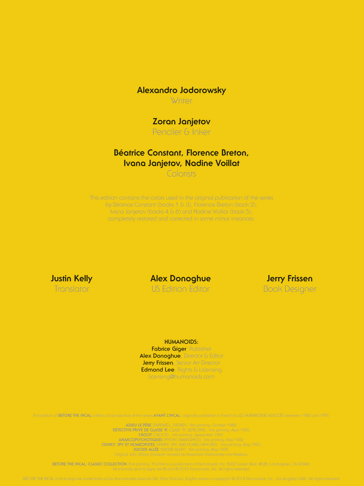 Read online Before the Incal comic - Issue #4