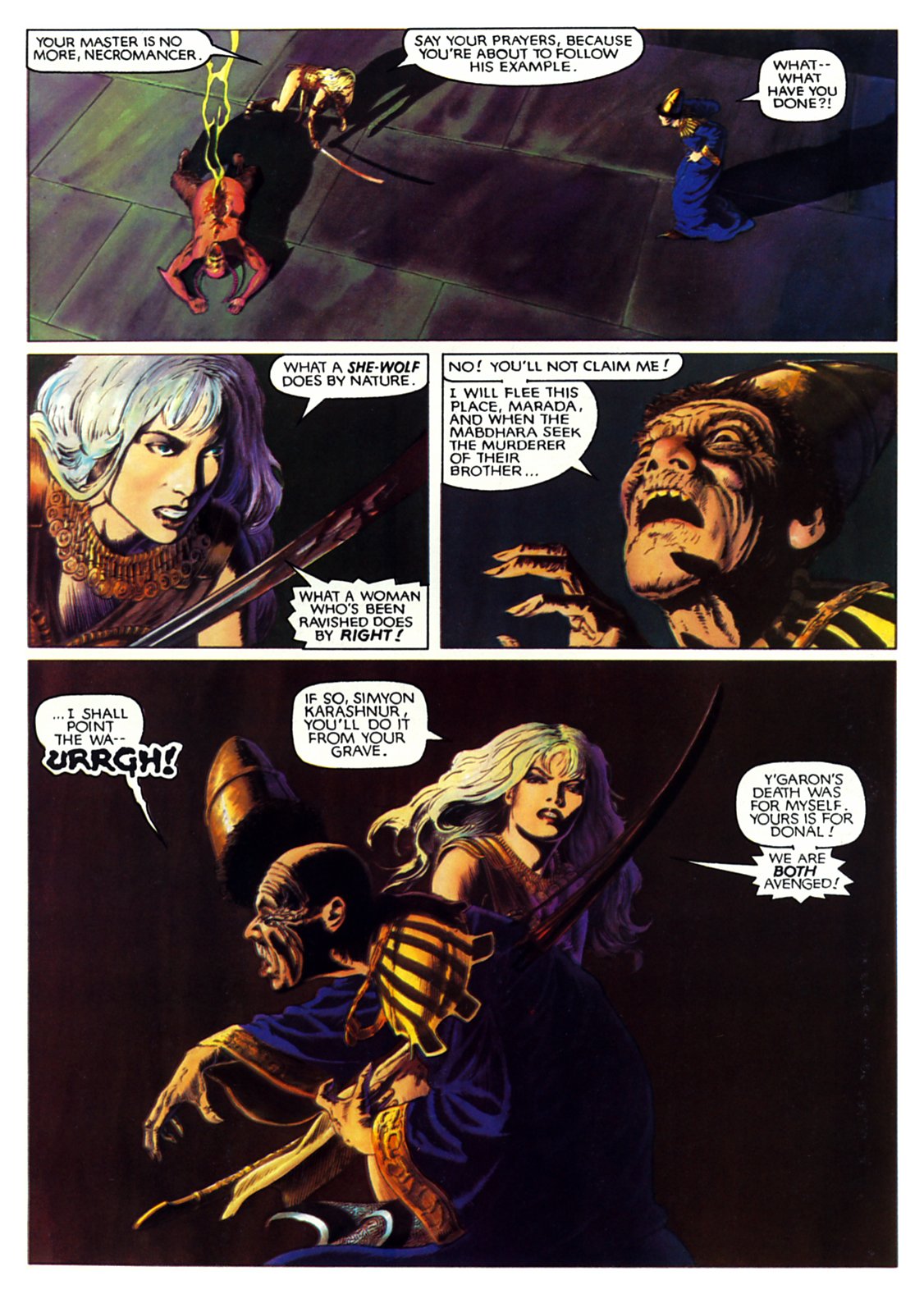 Read online Marvel Graphic Novel comic - Issue #21 - Marada the She-Wolf