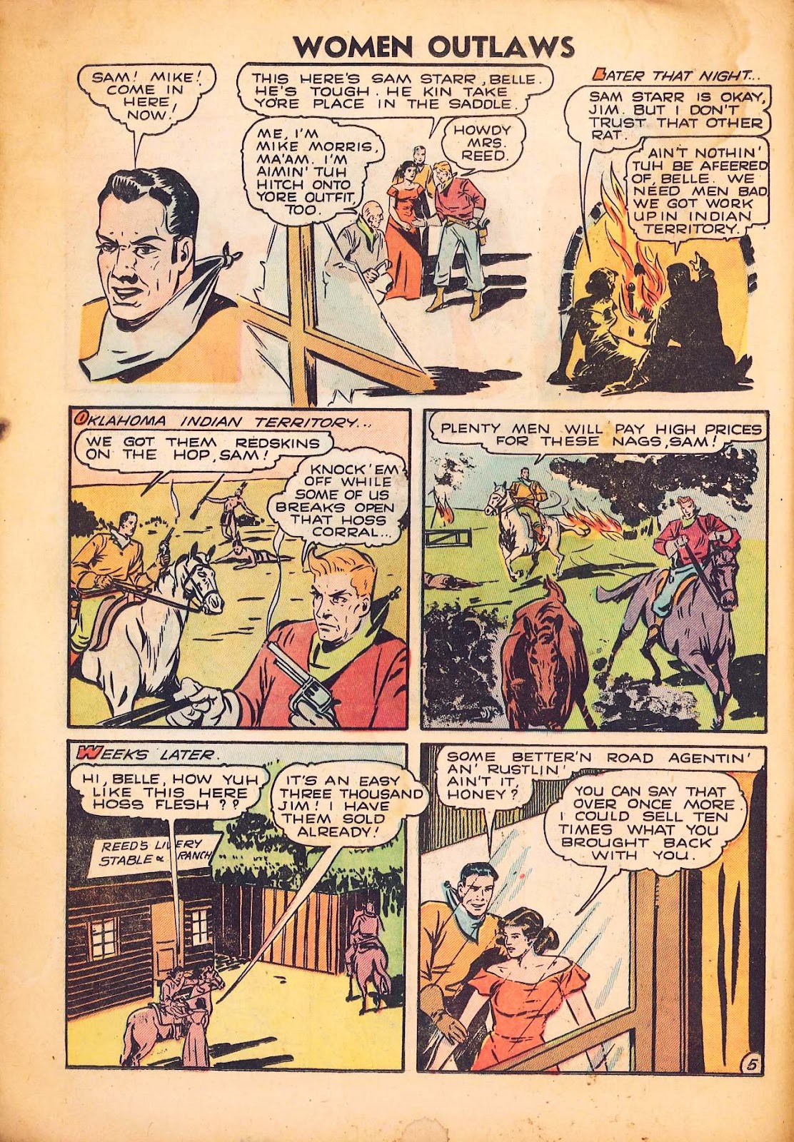 Read online Women Outlaws comic - Issue #2