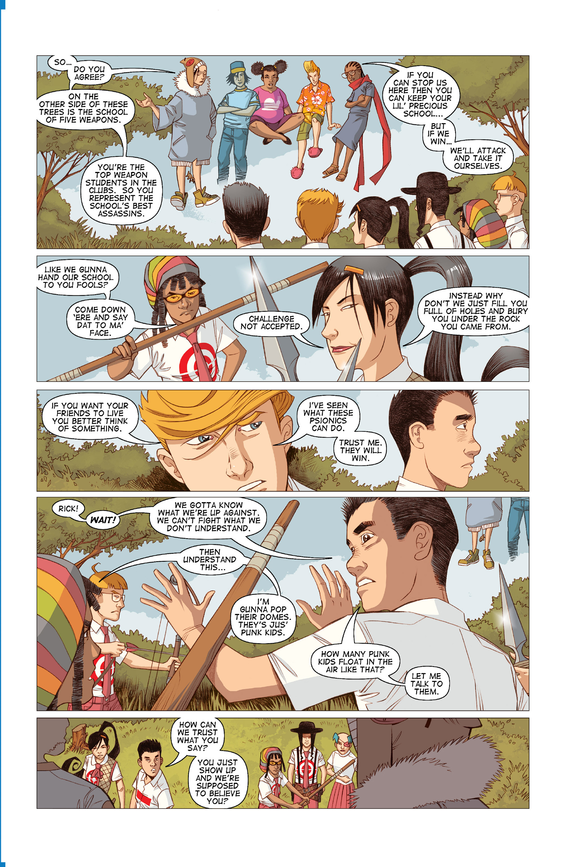 Read online Five Weapons comic - Issue #10