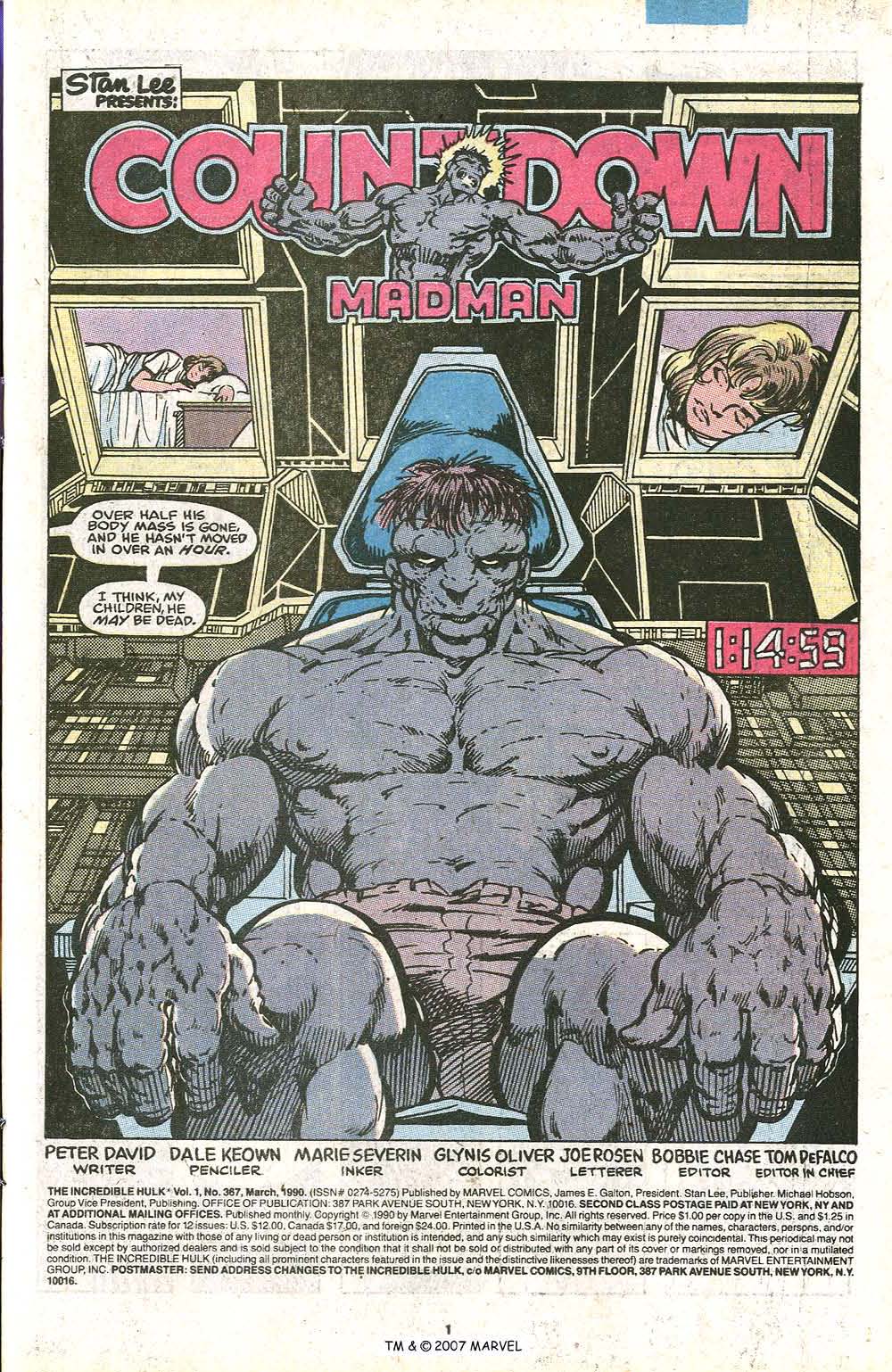 Read online The Incredible Hulk (1968) comic - Issue #367