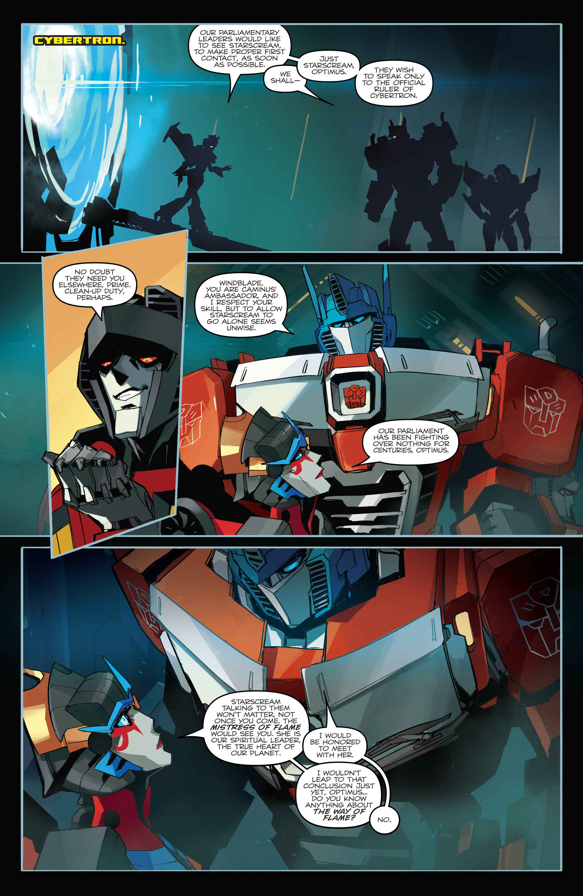 Read online The Transformers: Windblade (2015) comic - Issue #1