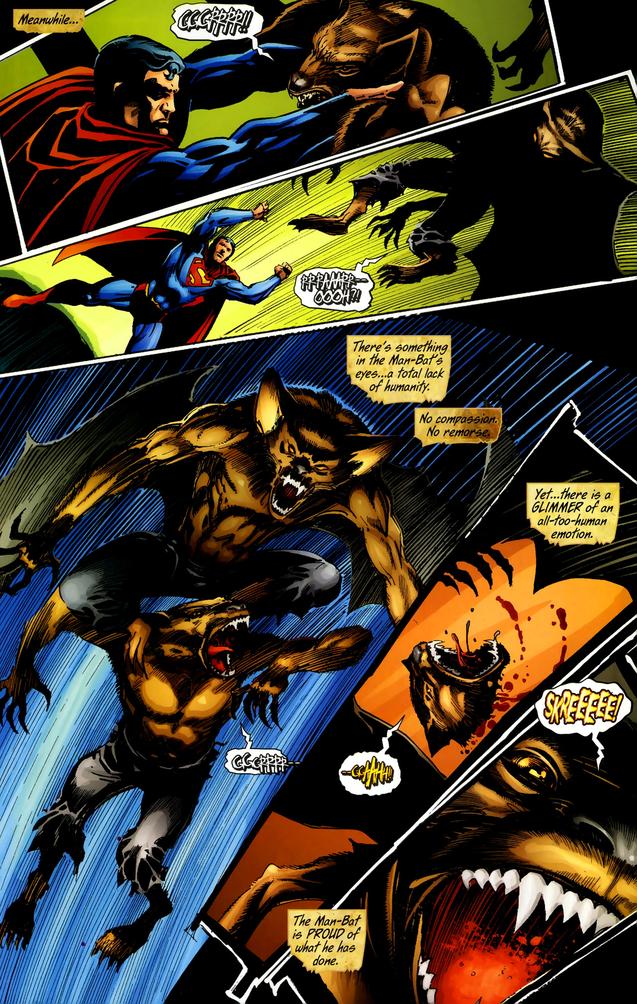 Read online Superman and Batman vs. Vampires and Werewolves comic ...