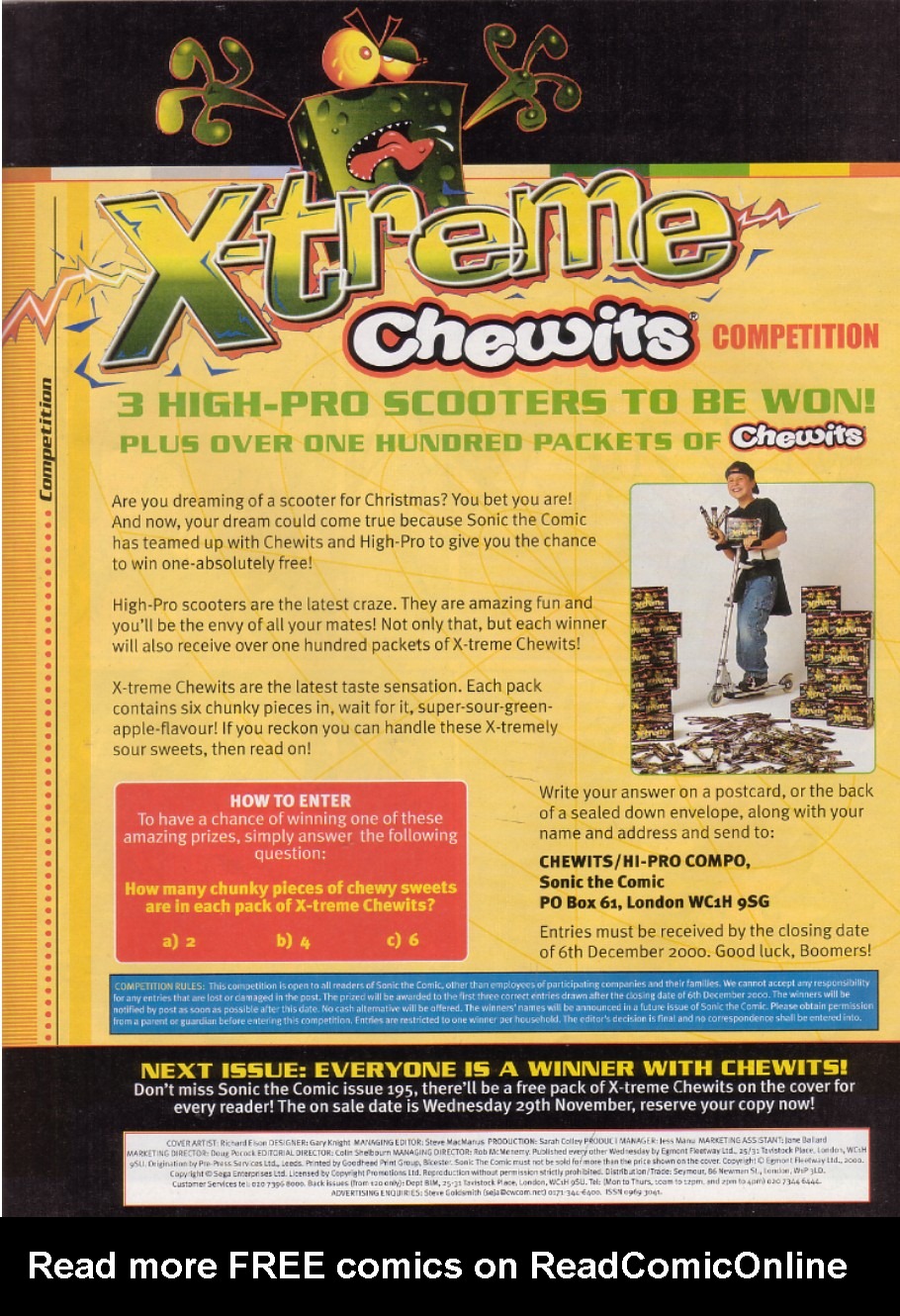 Read online Sonic the Comic comic - Issue #194