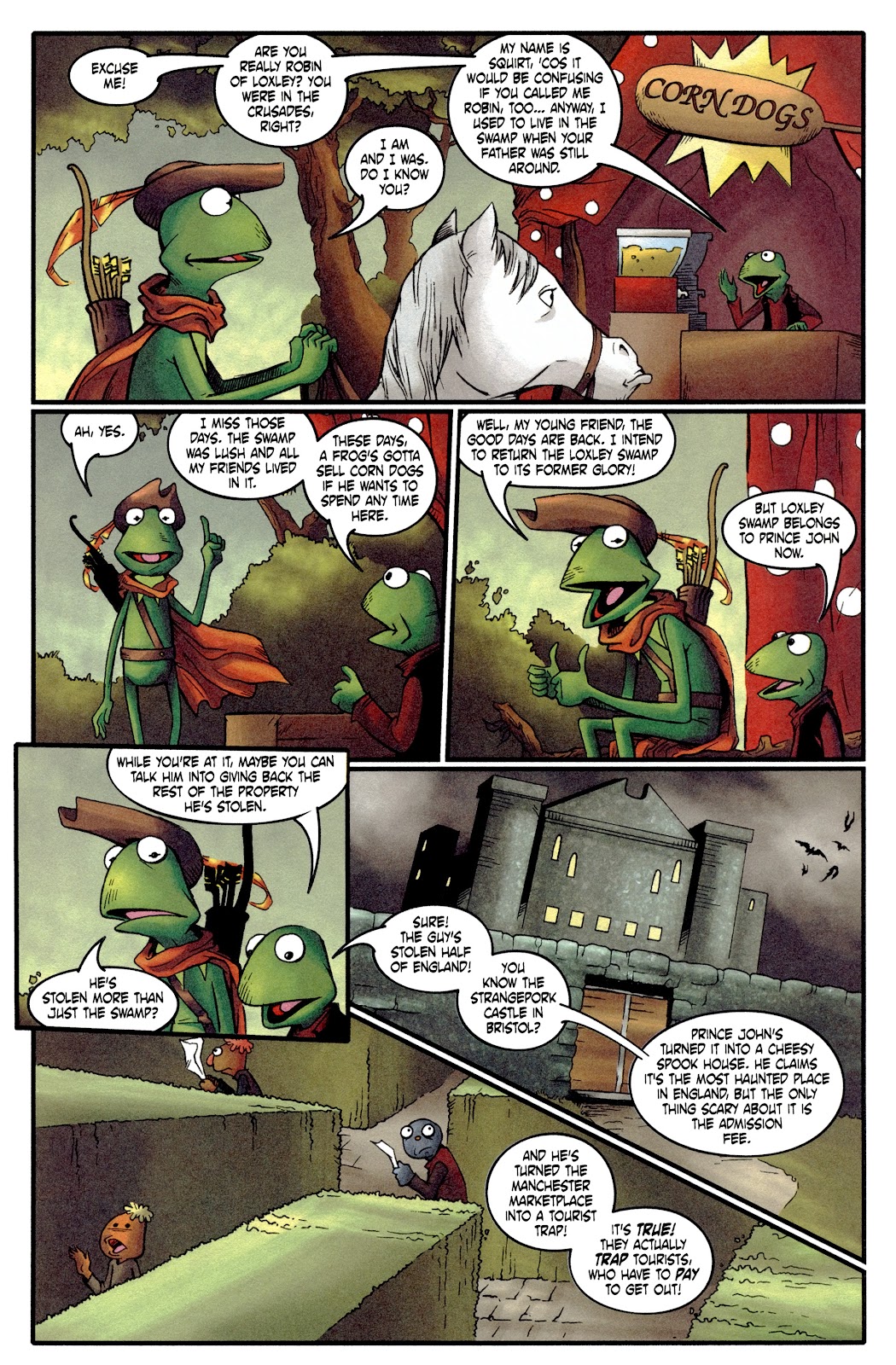 Read online Muppet Robin Hood comic - Issue #1
