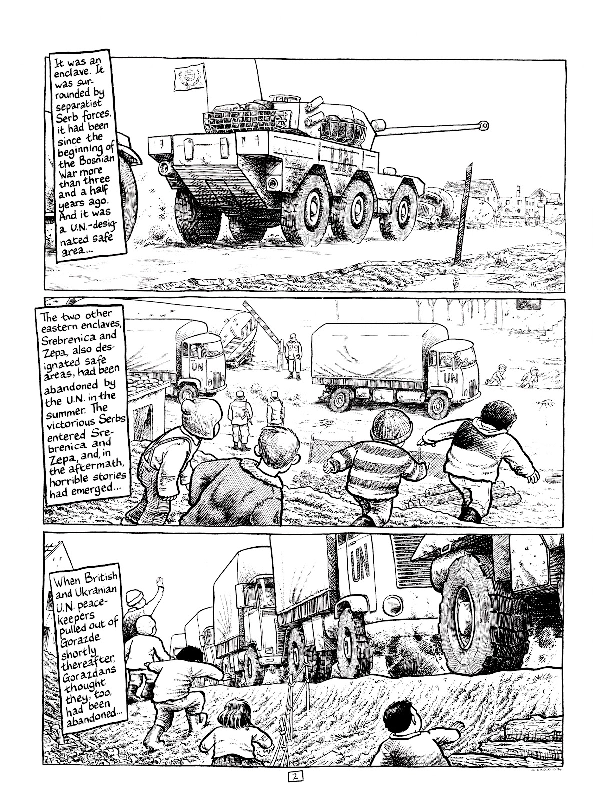 Read online Safe Area Goražde comic - Issue # TPB (Part 1)