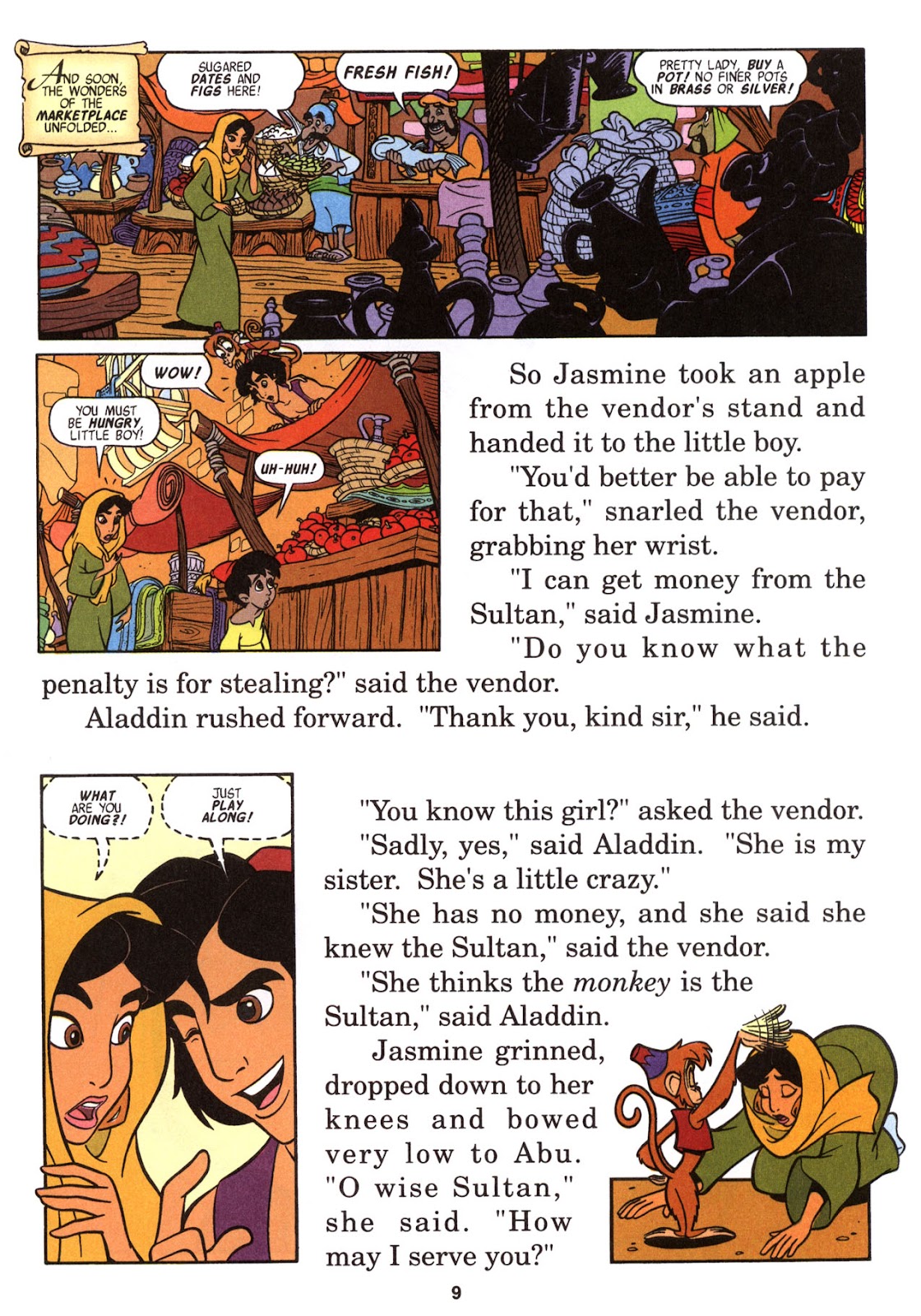 Read online Disney's Junior Graphic Novel Aladdin comic - Issue # Full