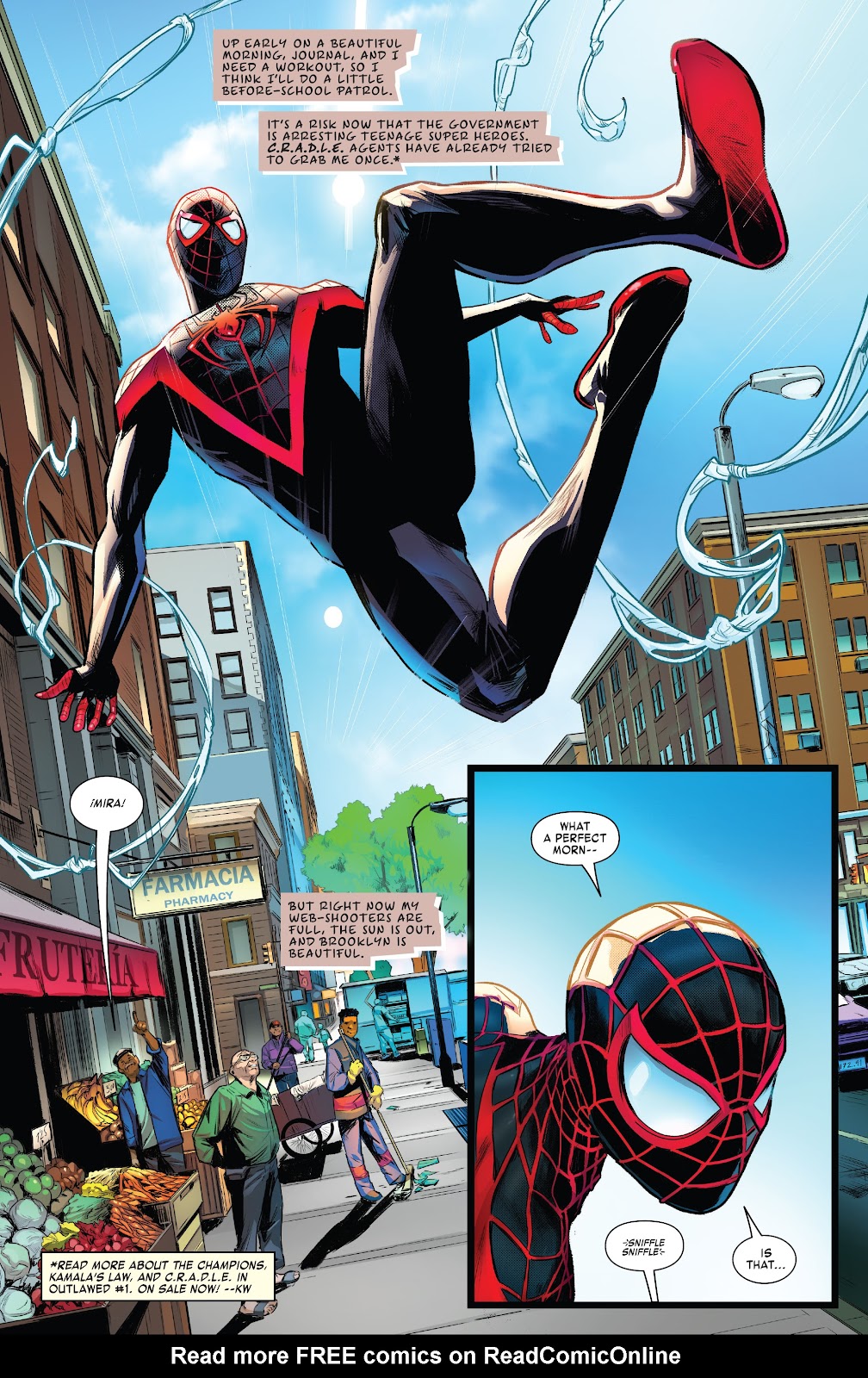 Read online Miles Morales: Spider-Man comic - Issue #17