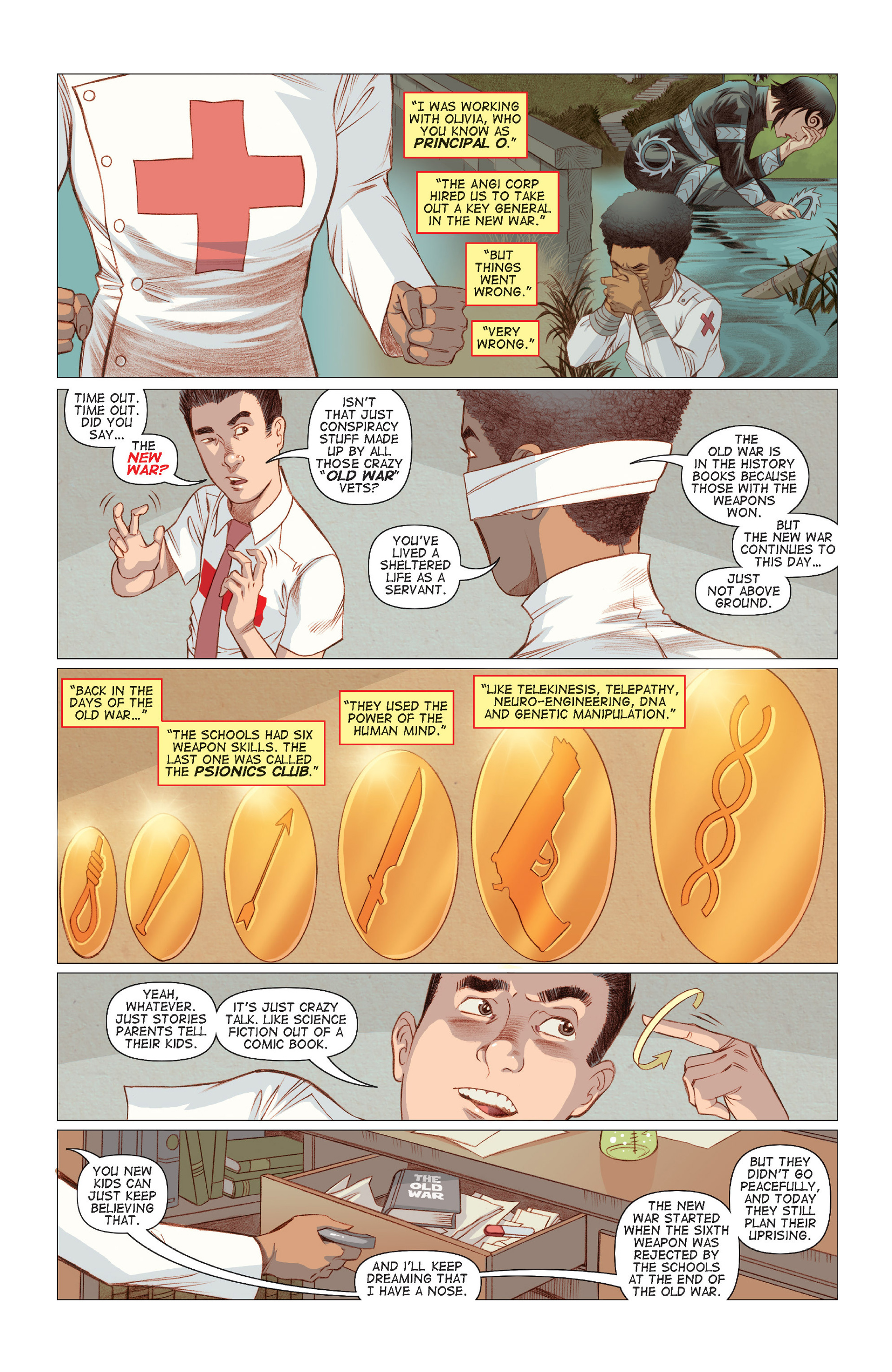 Read online Five Weapons comic - Issue #7