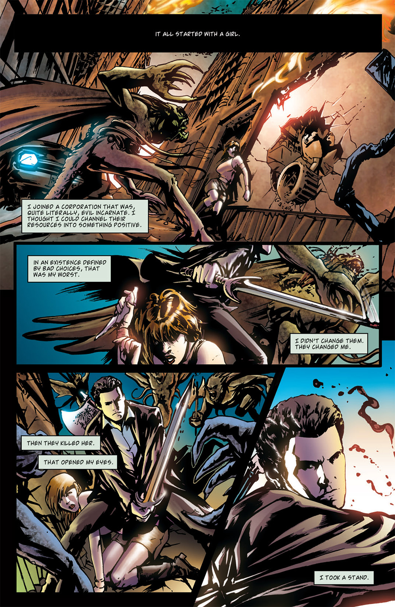 Read online Angel: After The Fall comic - Issue #1