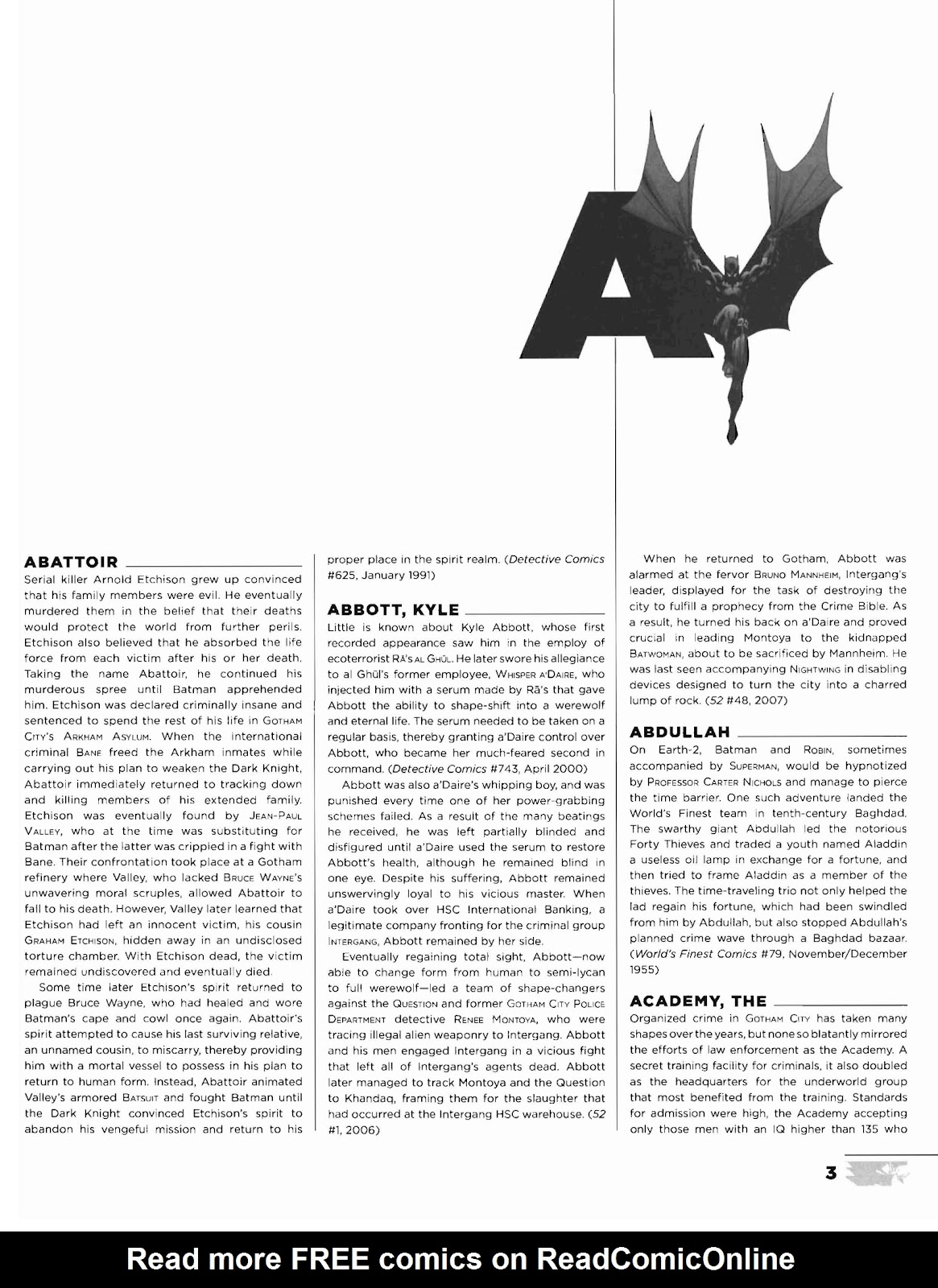 Read online The Essential Batman Encyclopedia comic - Issue # TPB (Part 1)