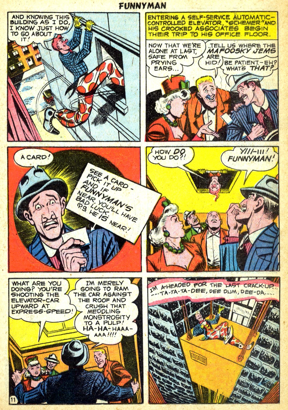 Read online Funnyman comic - Issue #6