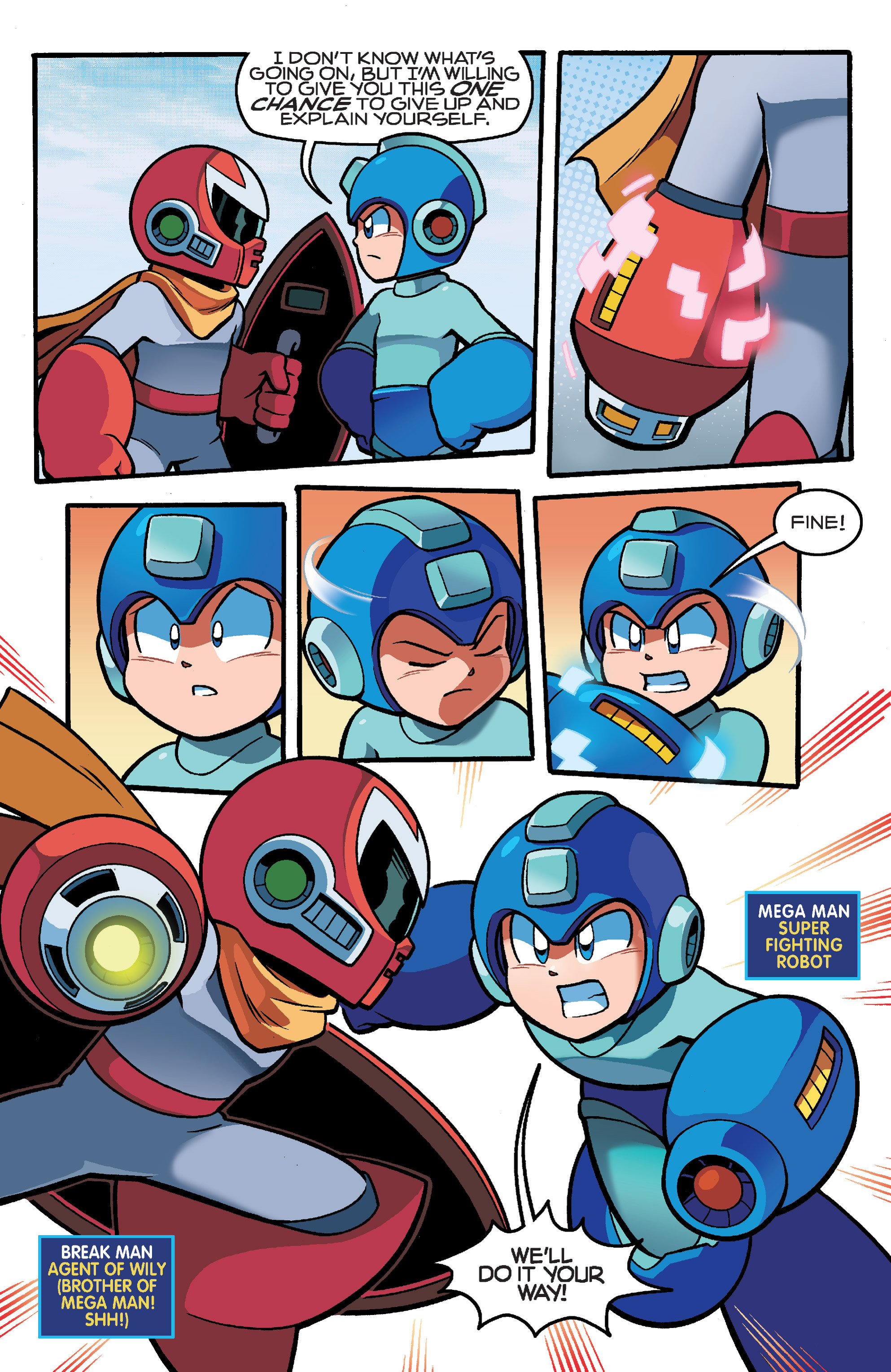 Read online Mega Man comic - Issue #28