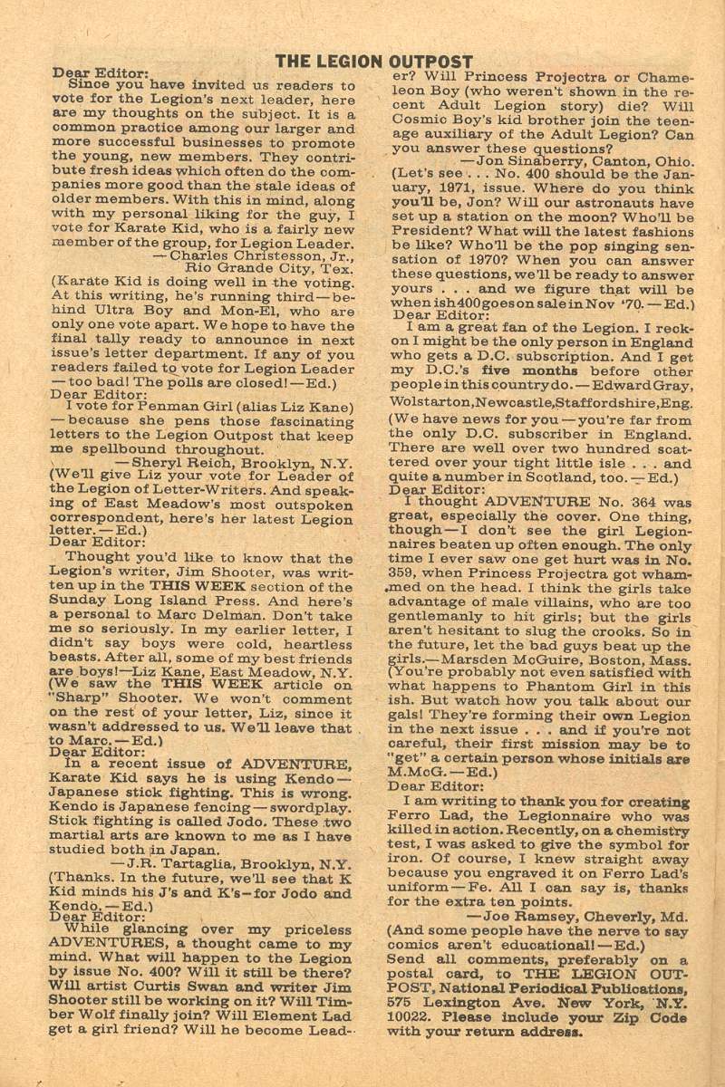 Read online Adventure Comics (1938) comic - Issue #367