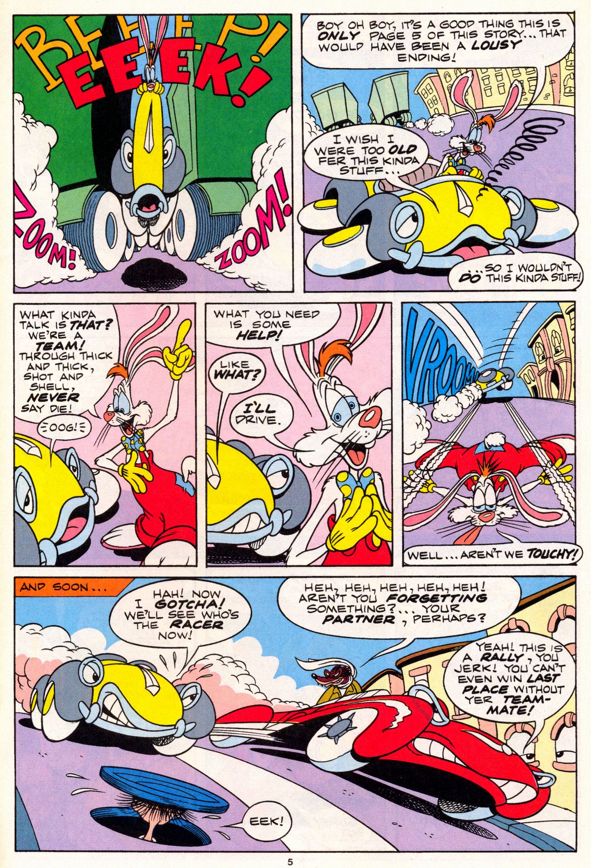 Read online Roger Rabbit comic - Issue #4