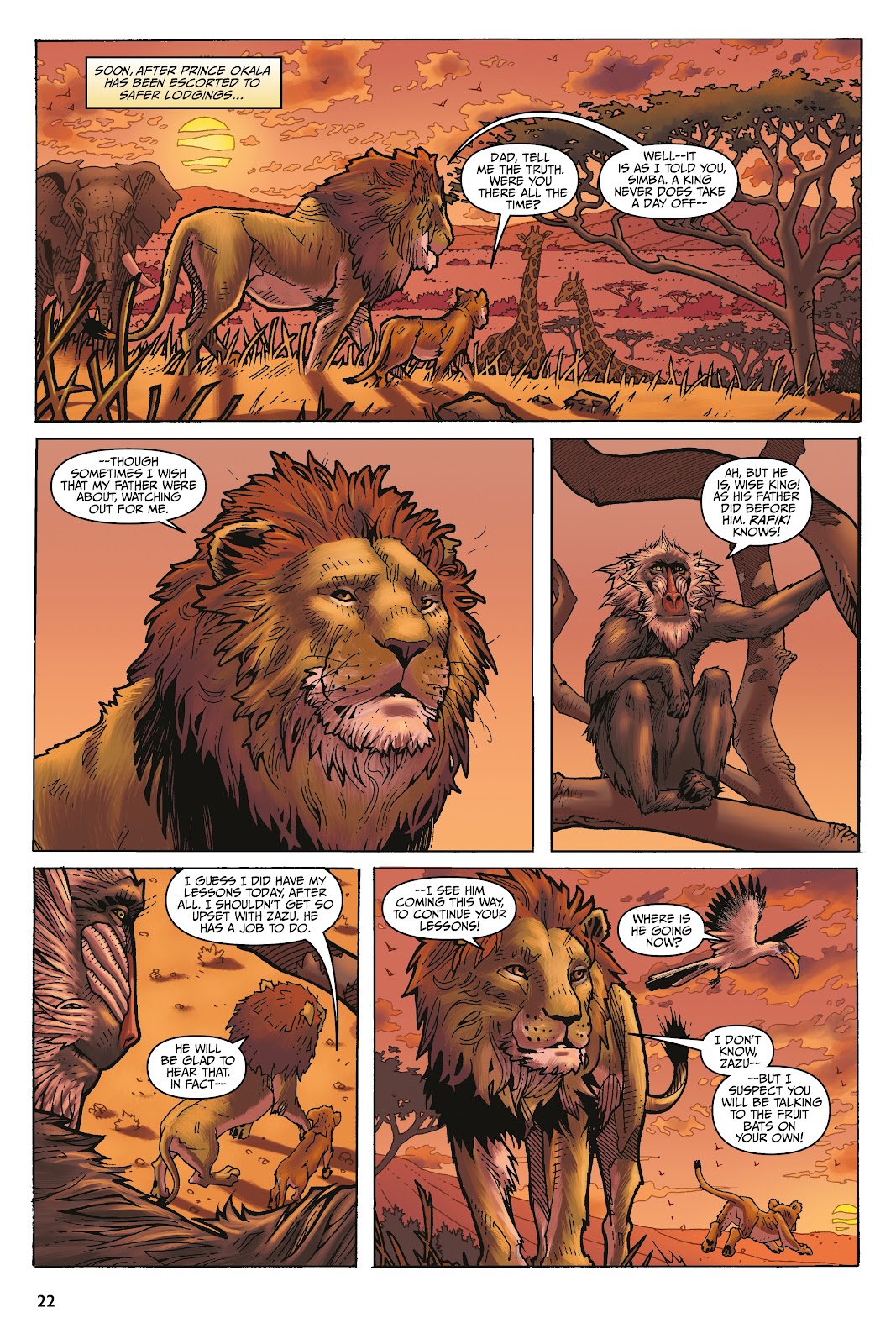 Read online Disney The Lion King: Wild Schemes and Catastrophes comic - Issue # TPB