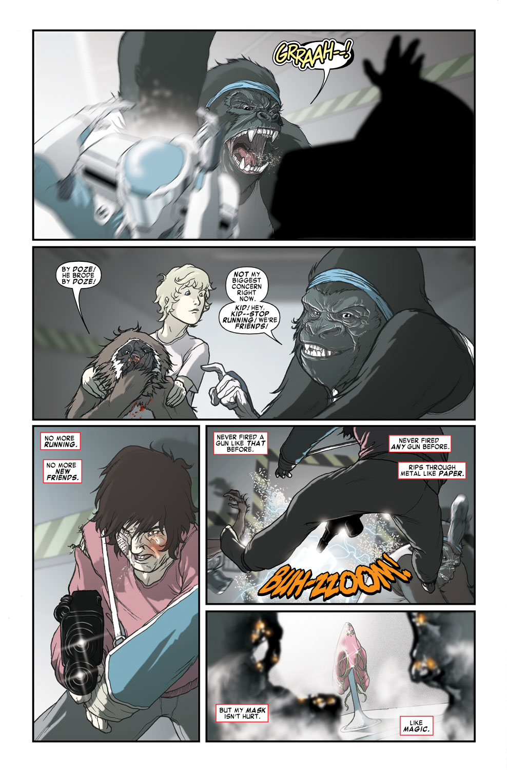 Read online Marvel Apes: Grunt Line Special comic - Issue # Full