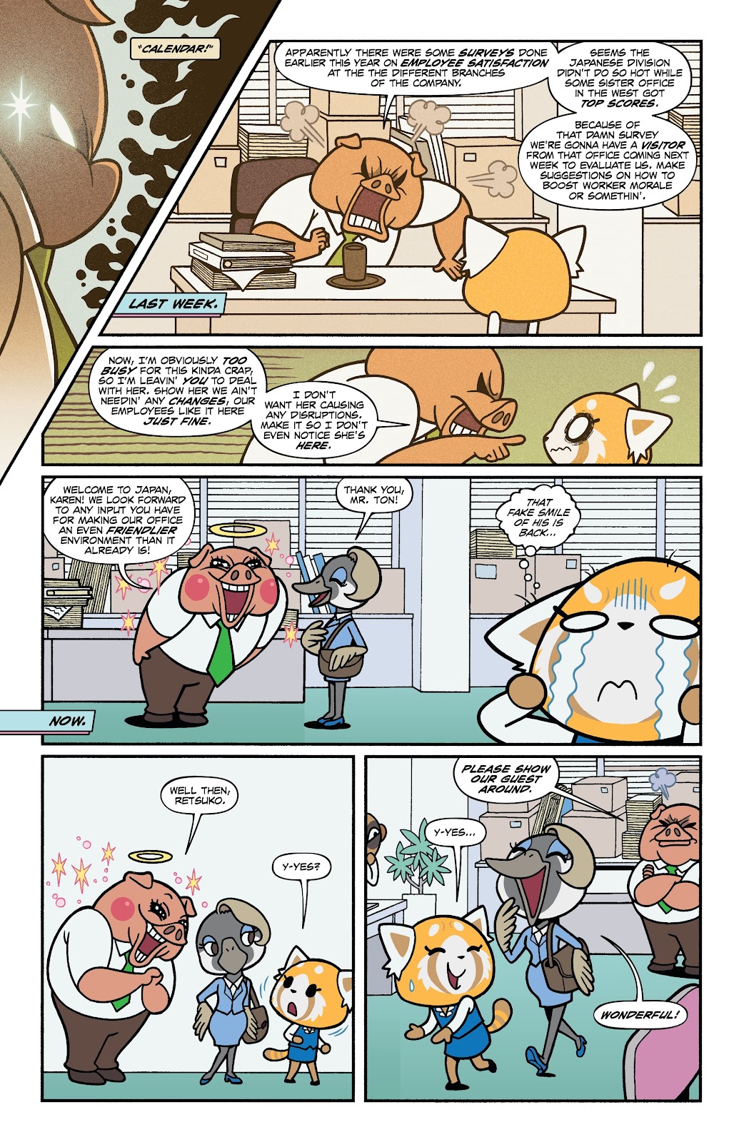 Read online Aggretsuko comic - Issue #3