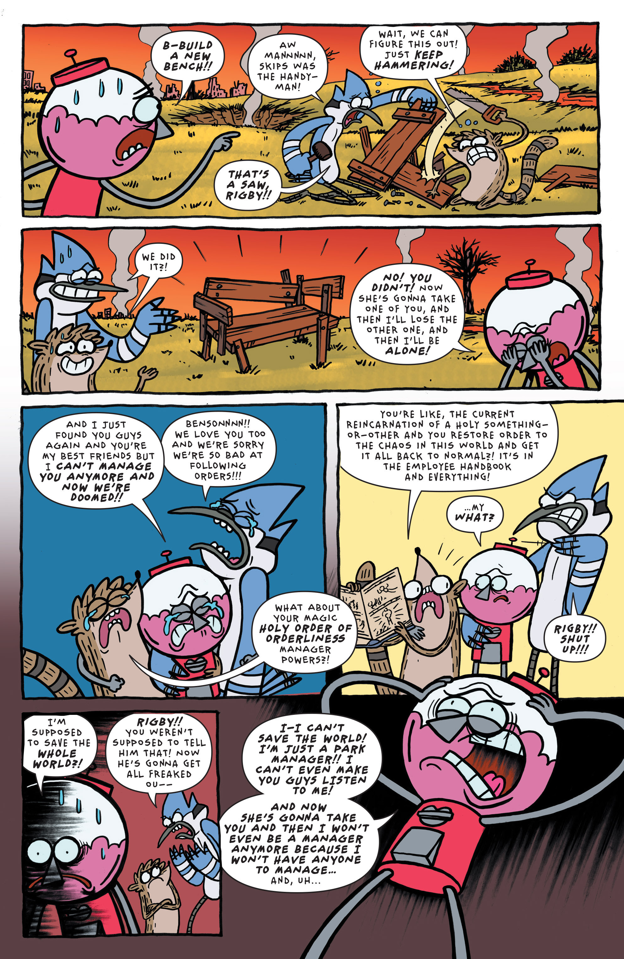 Read online Regular Show comic - Issue #40