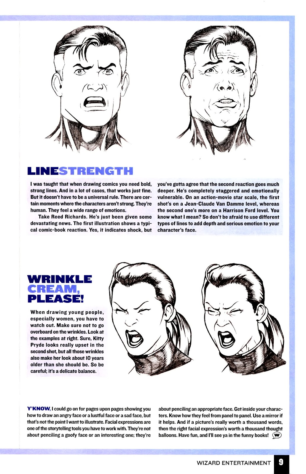 Read online Wizard How to Draw Sampler comic - Issue # Full