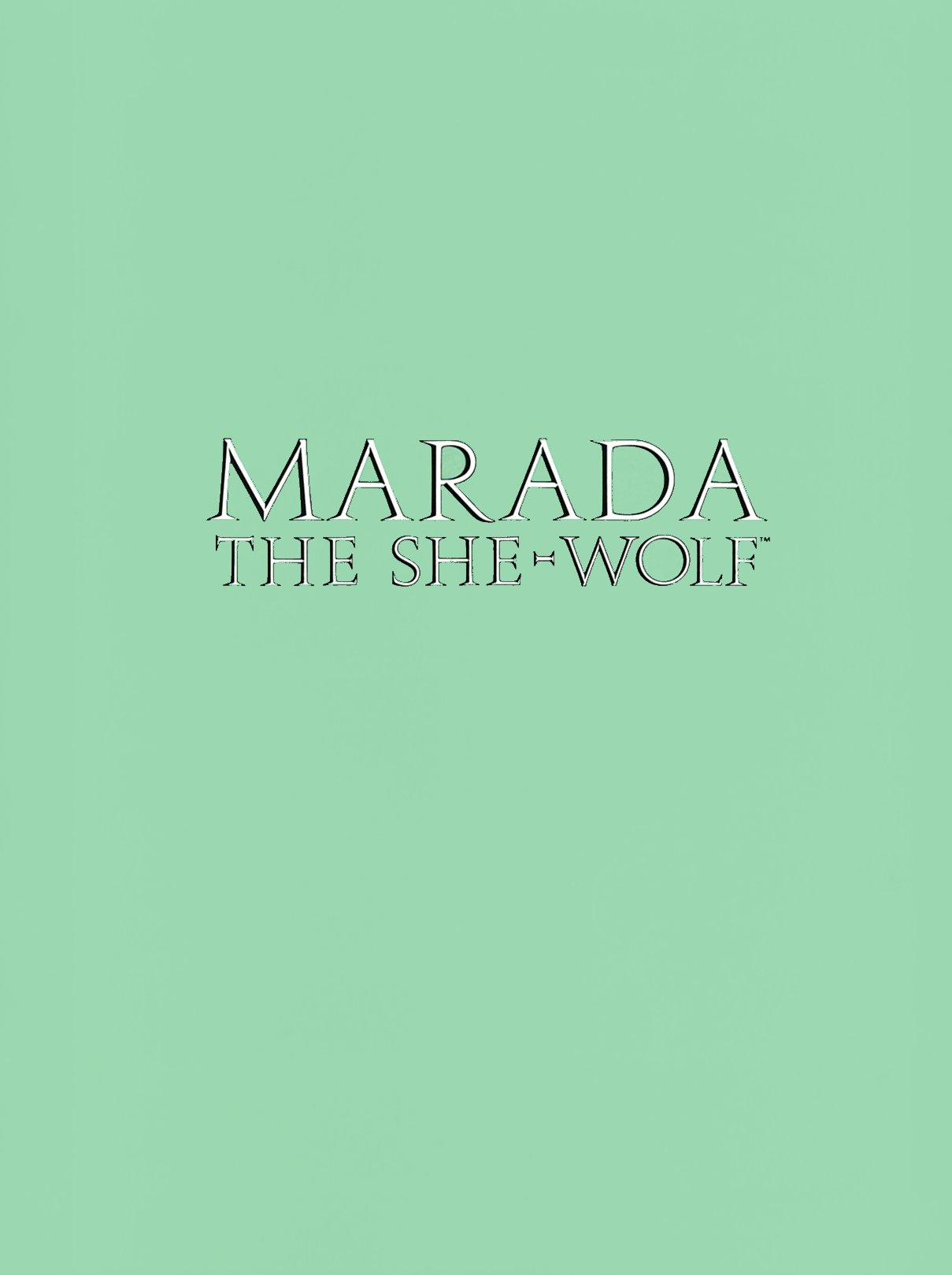 Read online Marvel Graphic Novel comic - Issue #21 - Marada the She-Wolf