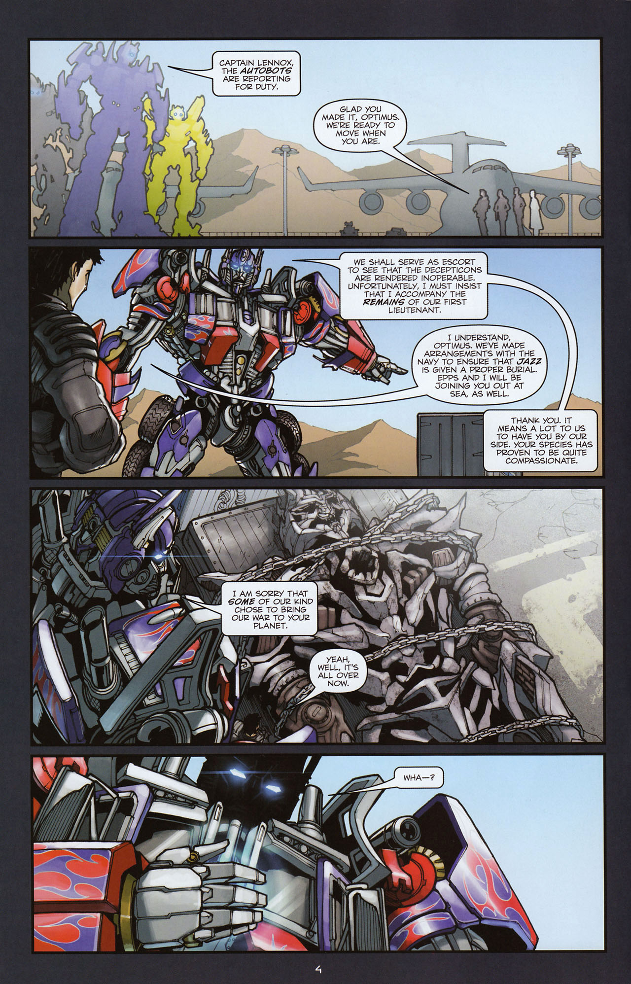 Read online Transformers: Alliance comic - Issue #2
