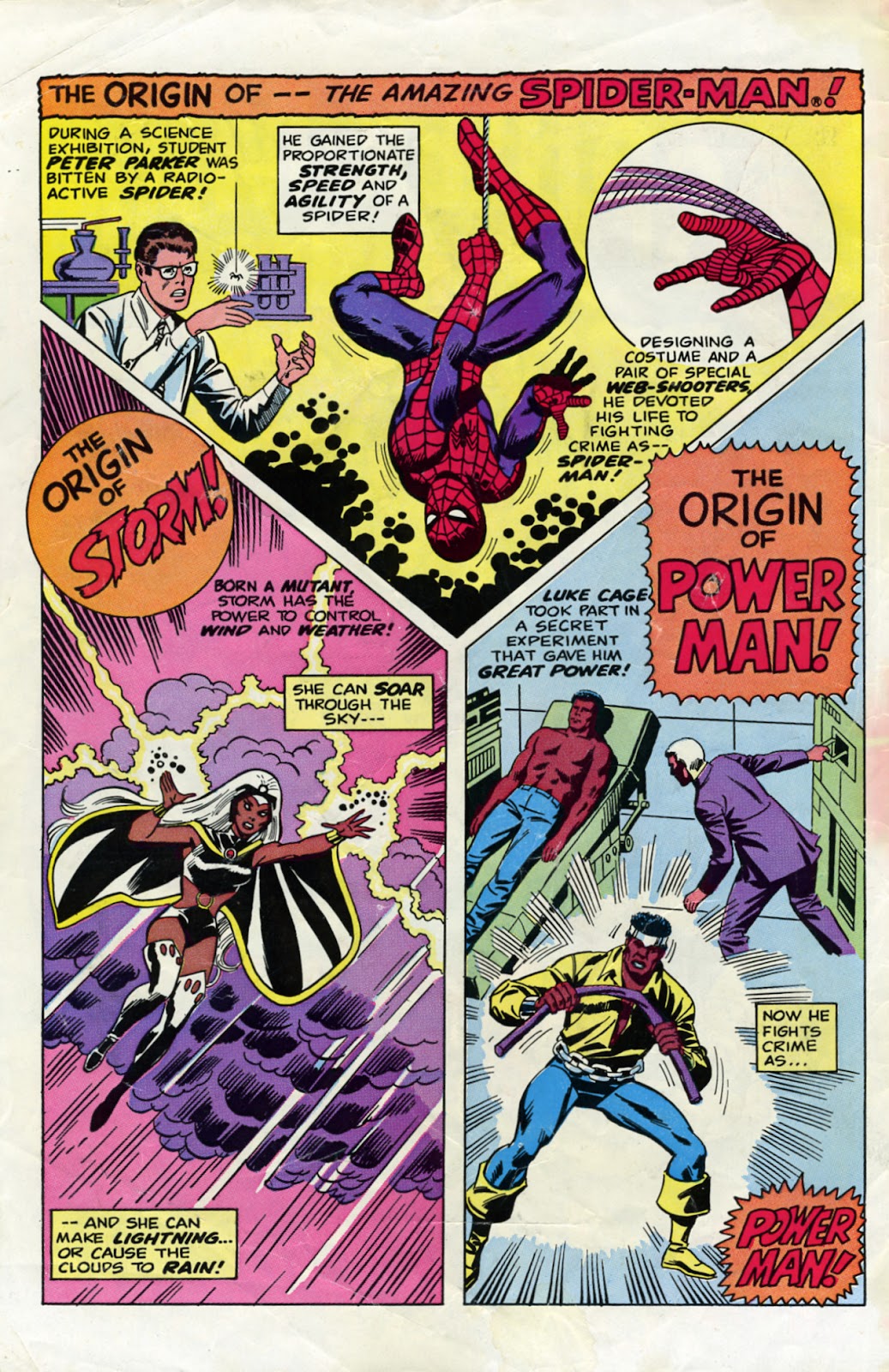 Read online Spider-Man, Storm and Power Man comic - Issue # Full